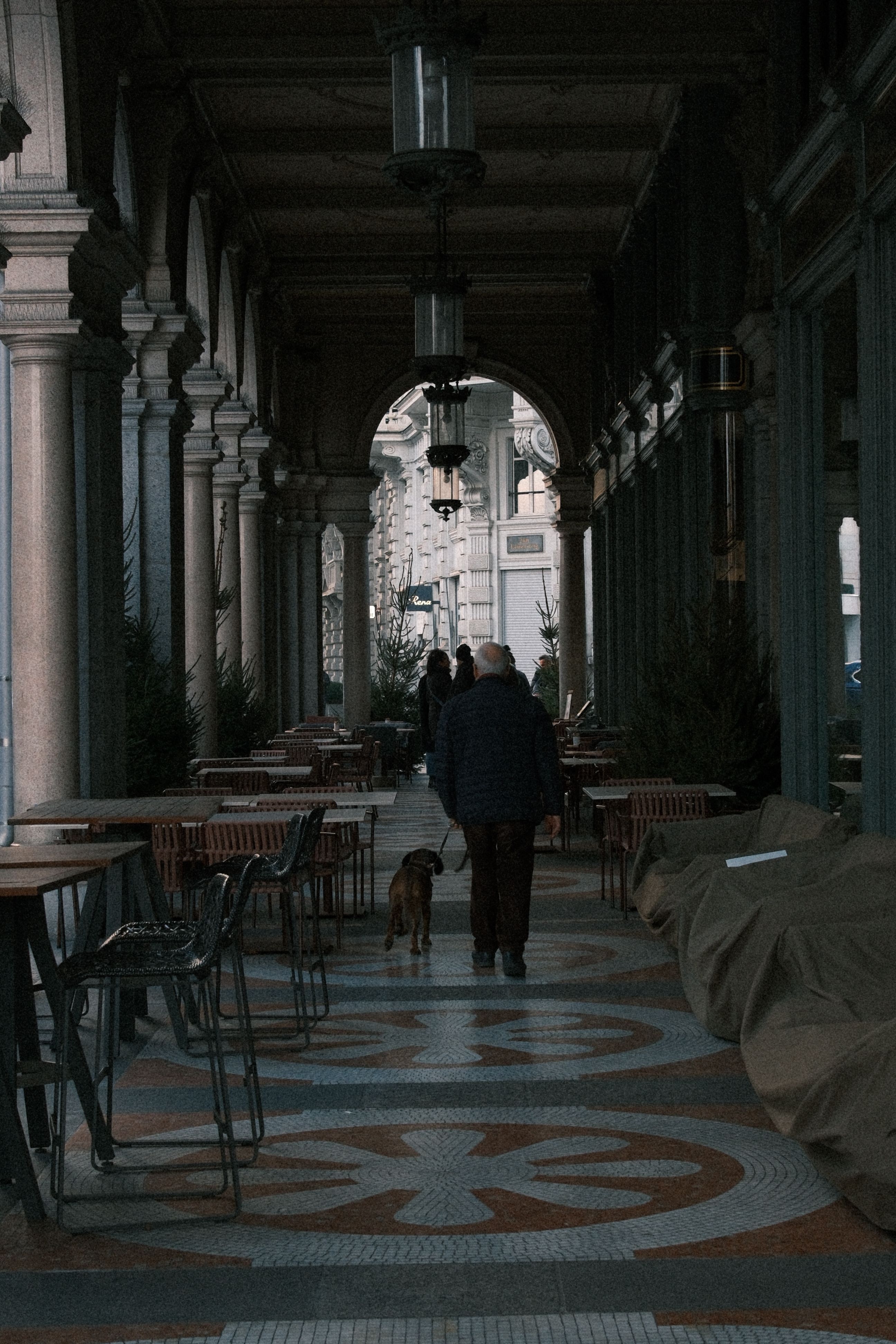 Urban Stroll in European Gallery Passage · Free Stock Photo