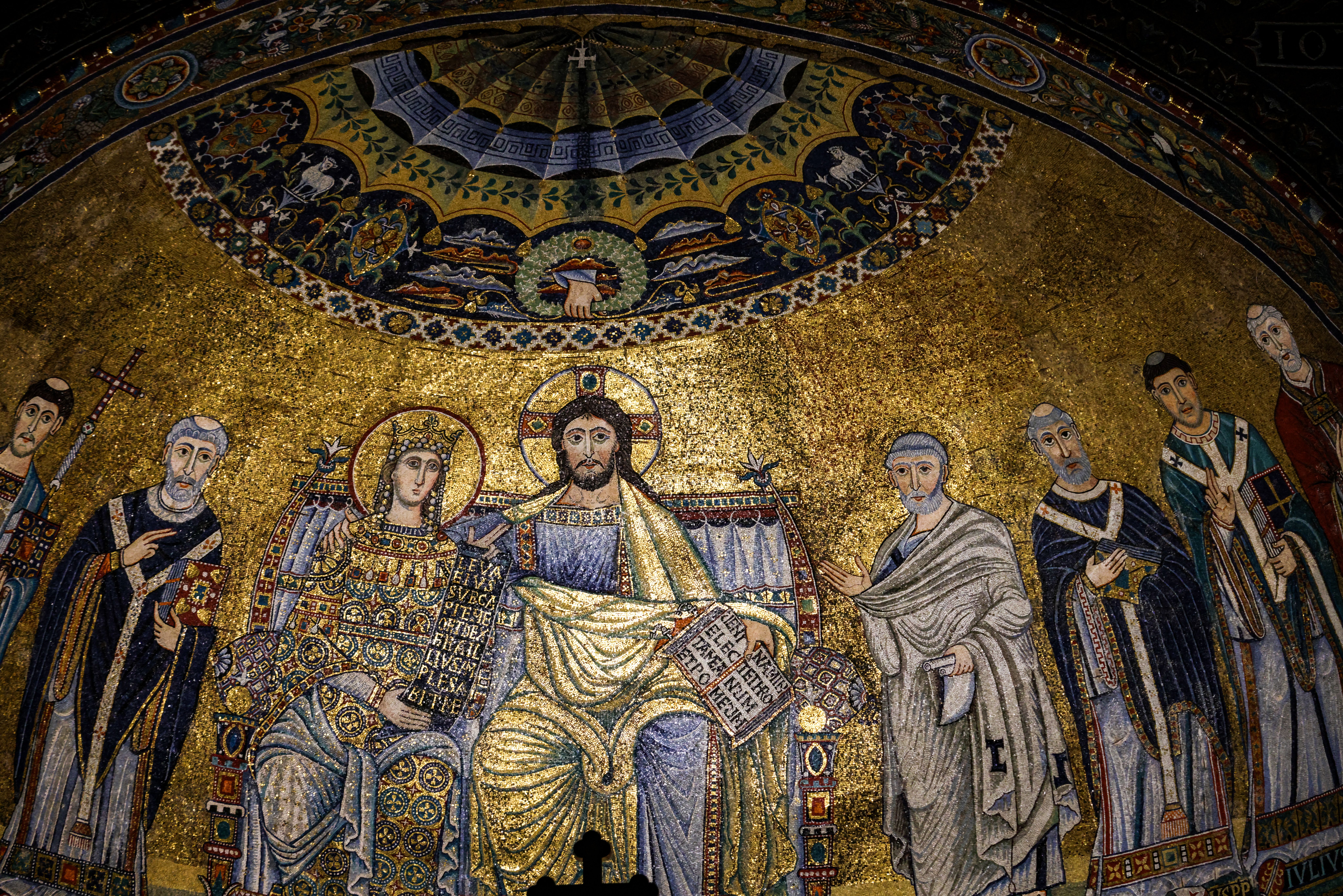Stunning Mosaic in Historic Church Interior · Free Stock Photo