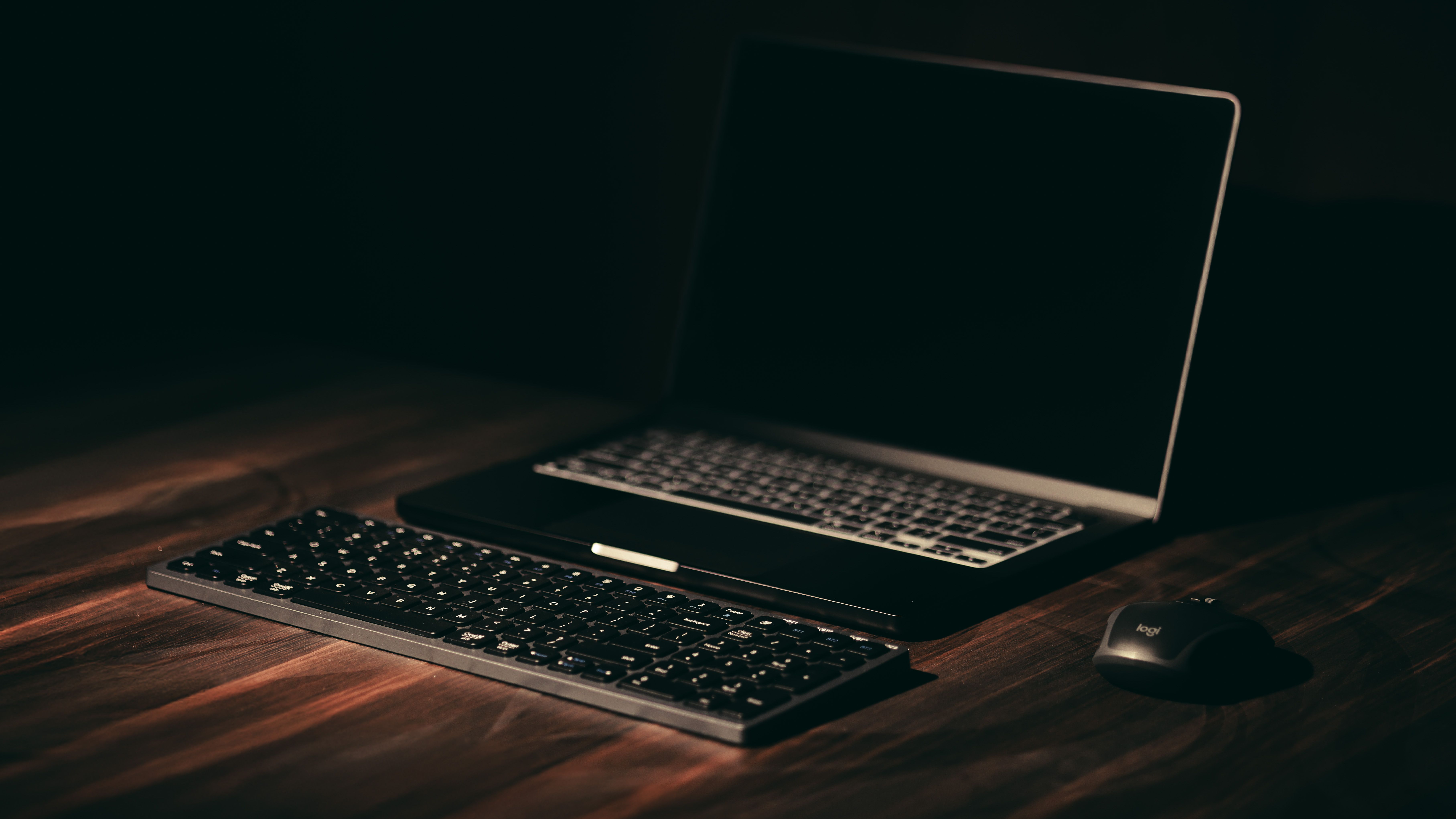 Photography of Laptop In a Dark Area · Free Stock Photo