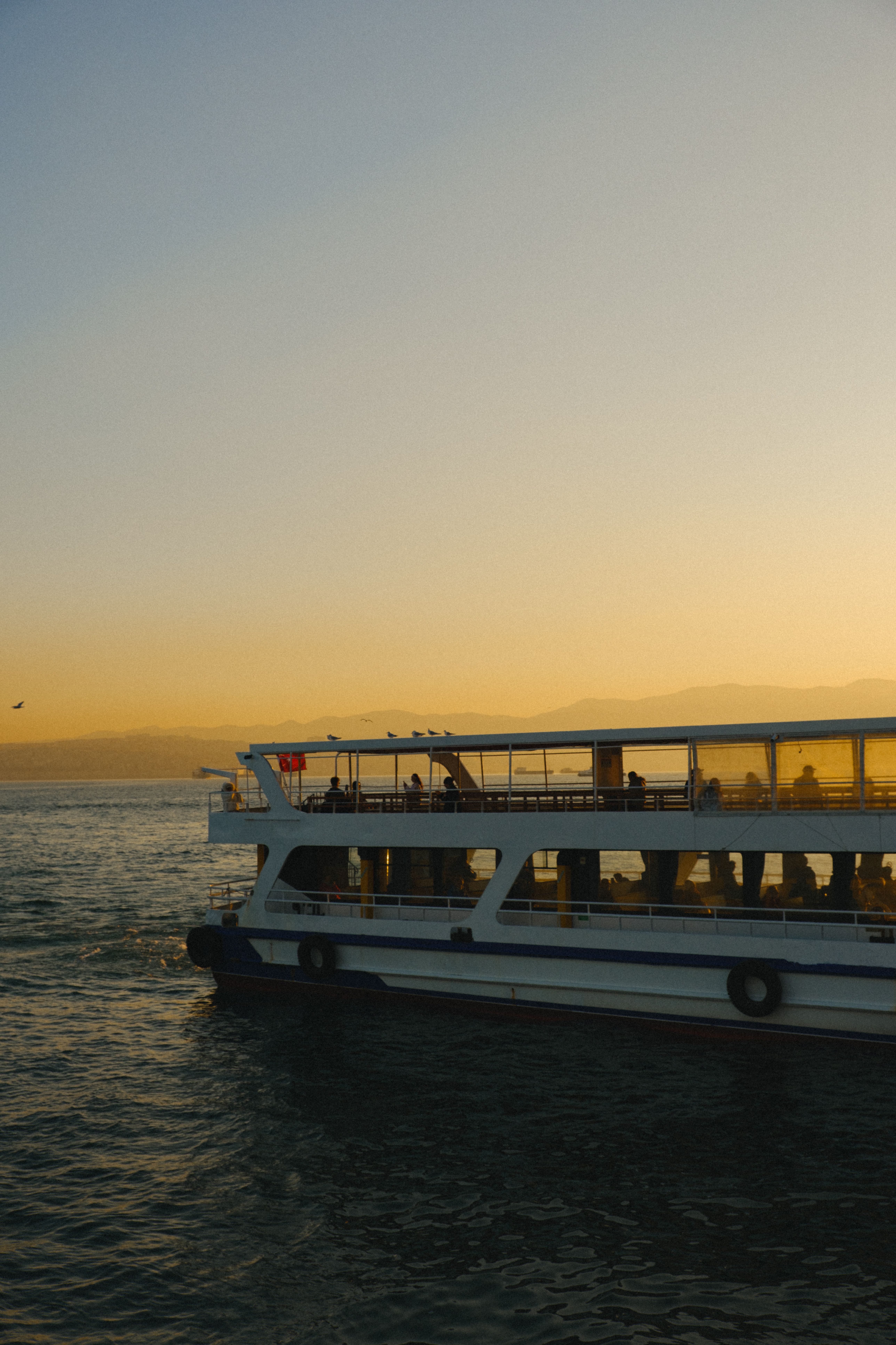 Sunset Boat Ride on Izmir Bay in Turkey · Free Stock Photo