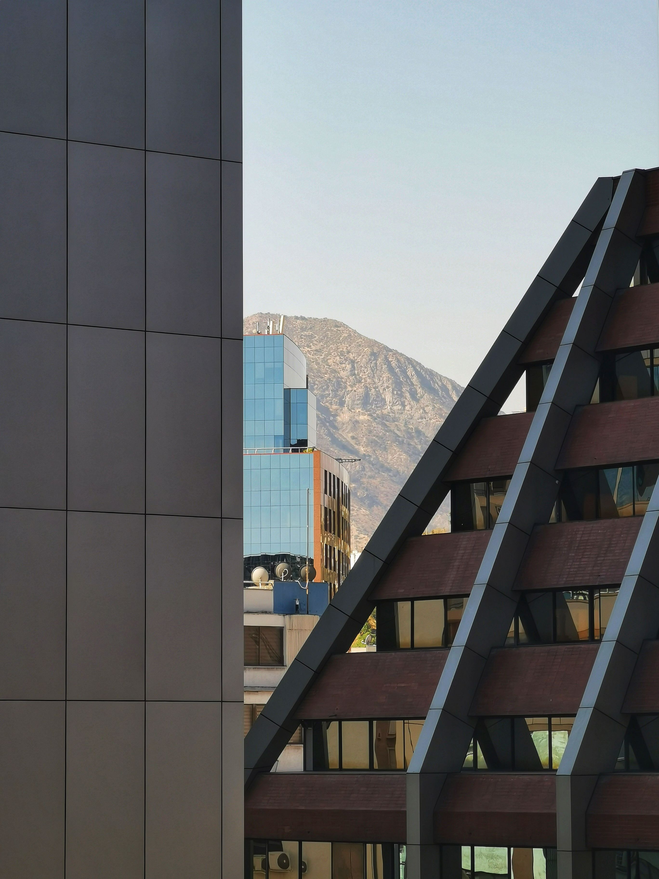 Modern Architecture Overlooking Andes Mountains · Free Stock Photo