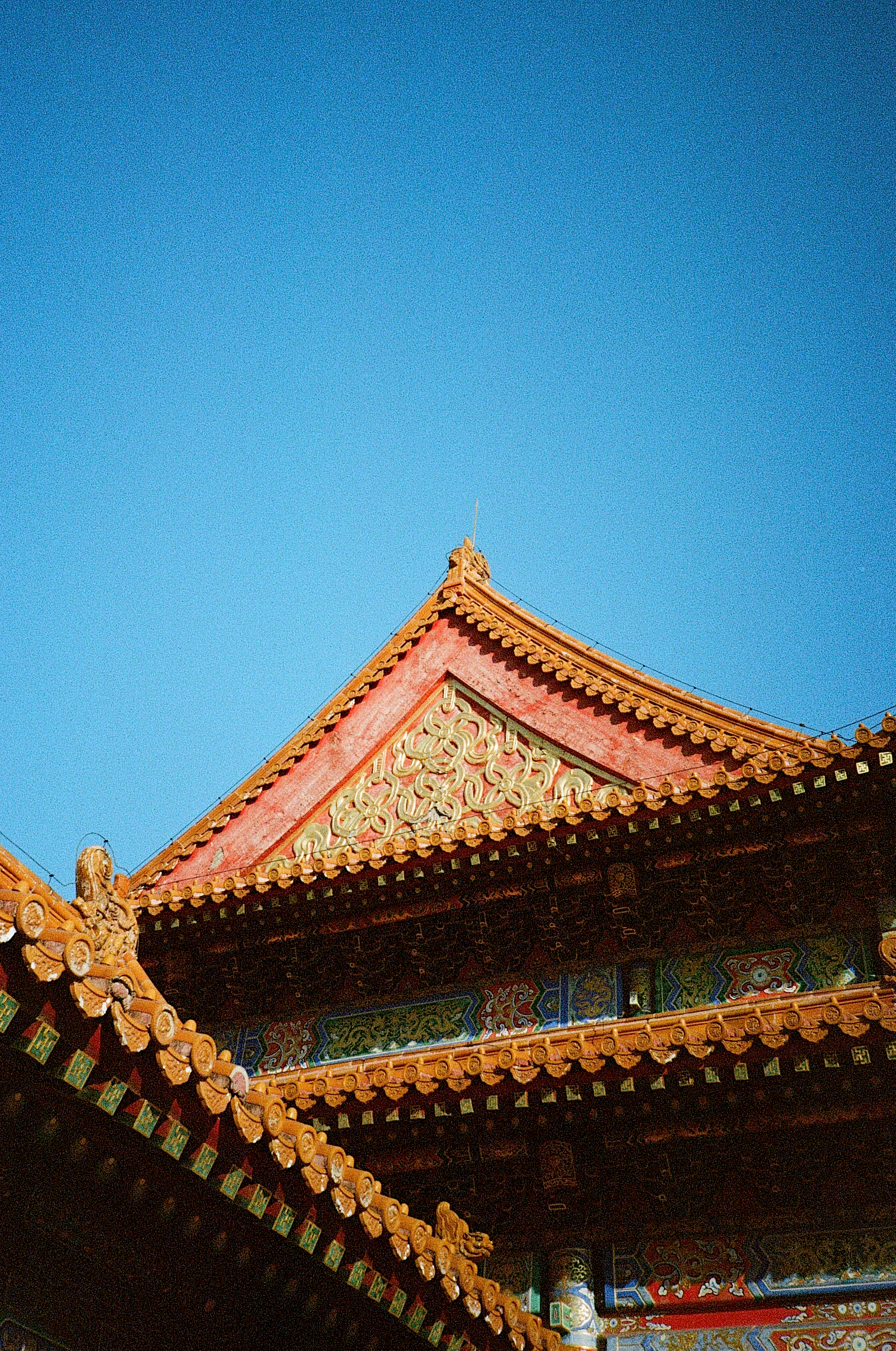 Traditional Chinese Architecture in Beijing Under Blue Sky · Free Stock ...