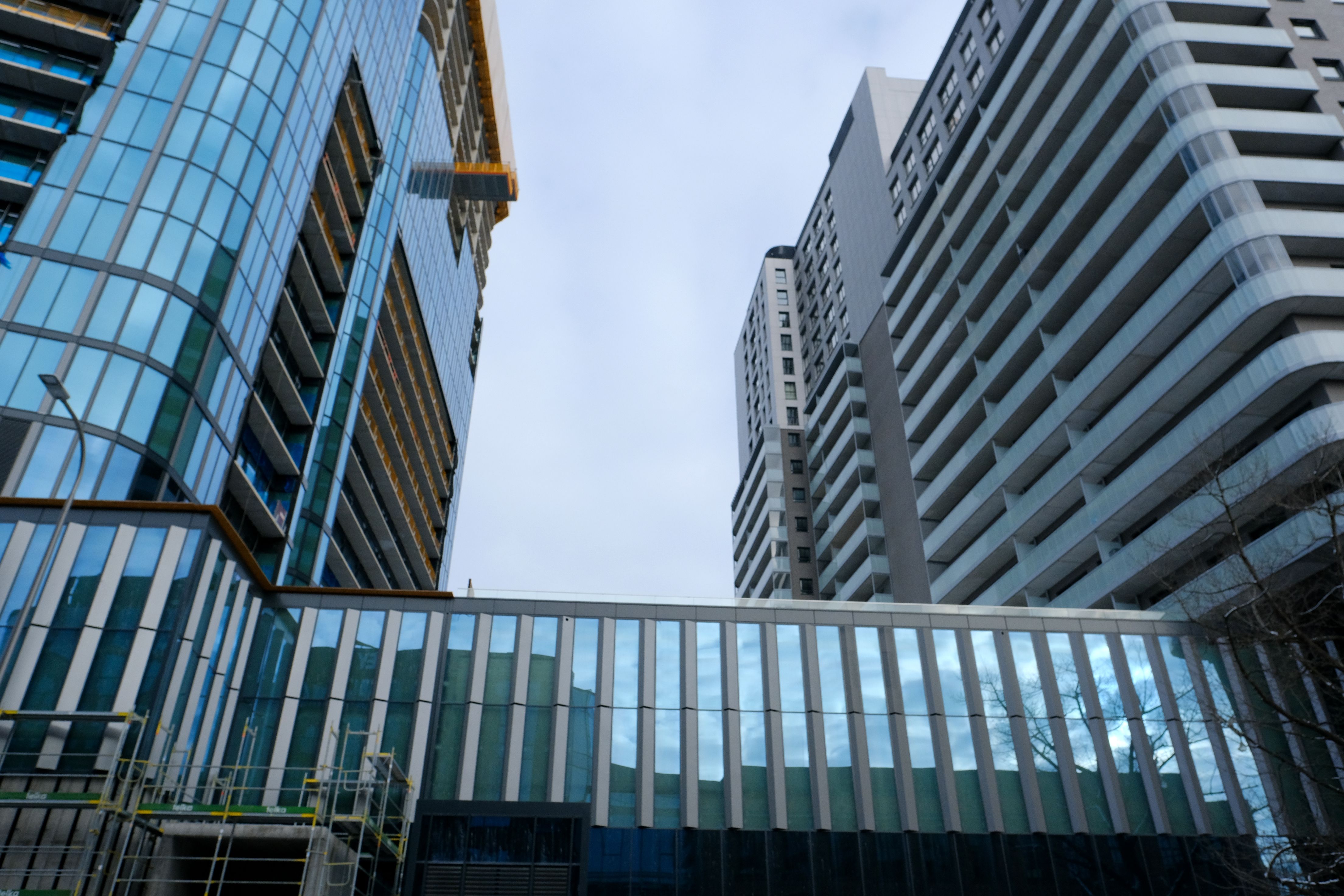 Modern Skyscrapers with Reflective Glass Facades · Free Stock Photo