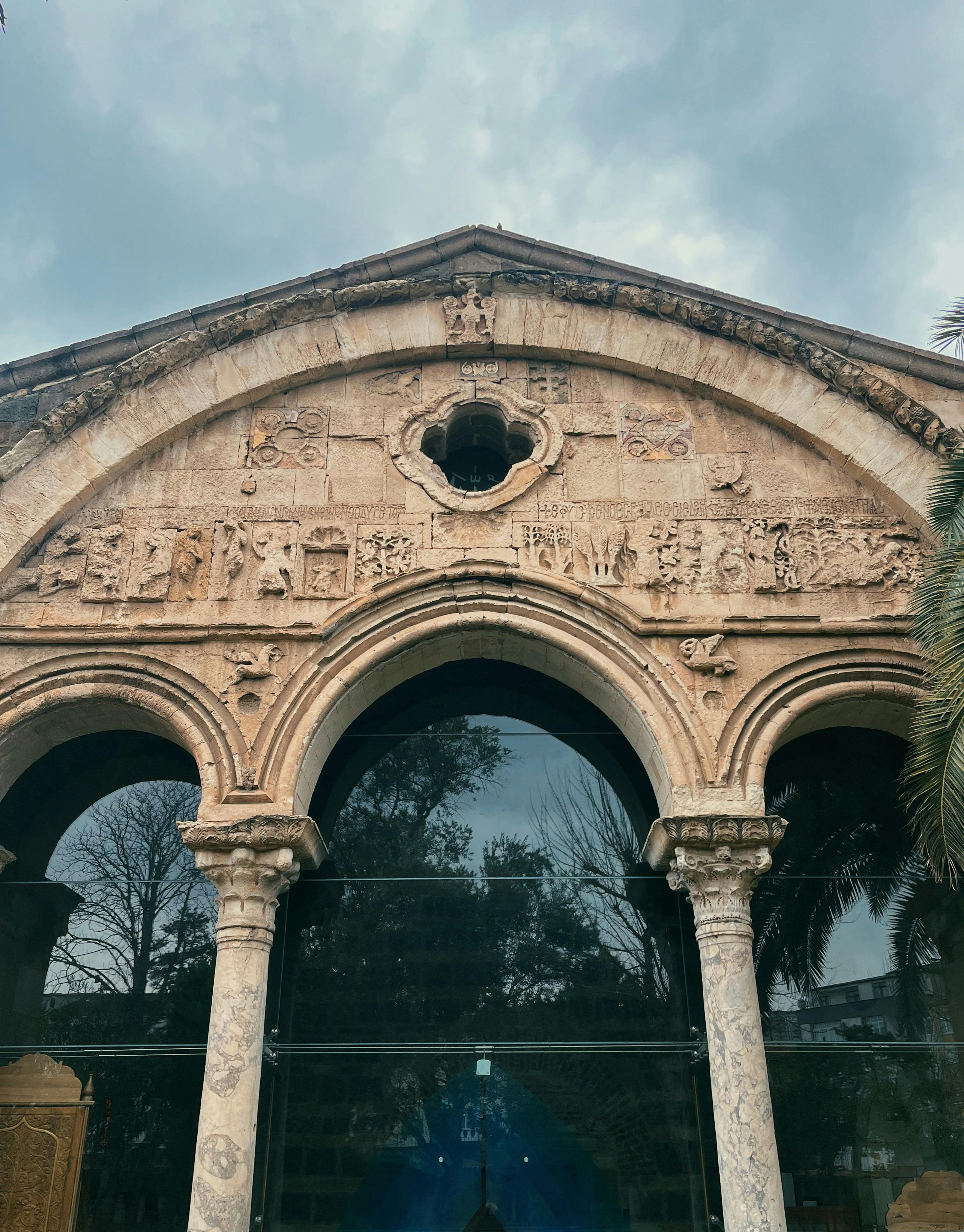 Historic Architectural Detail of Ancient Building · Free Stock Photo