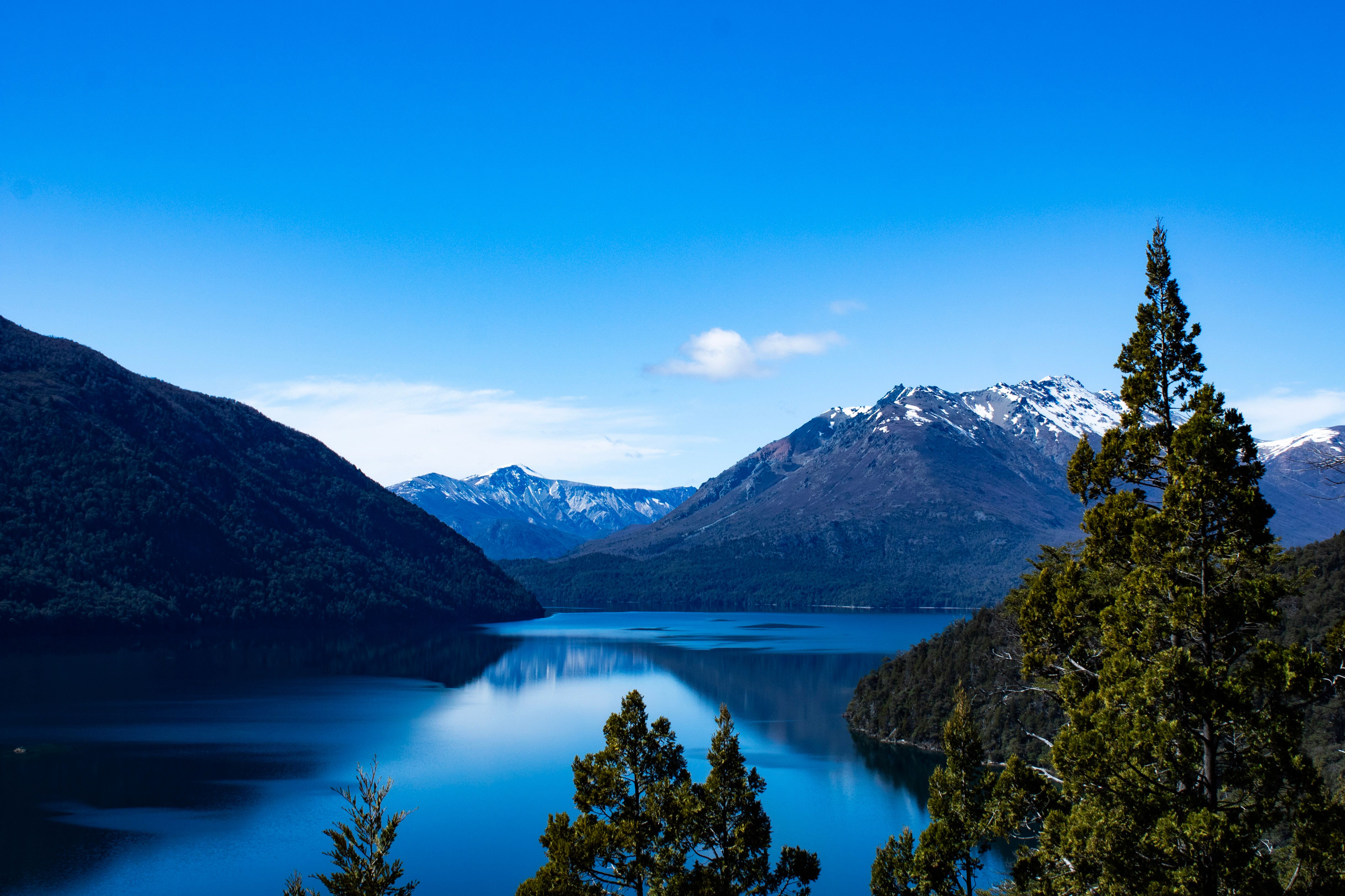 Lake Surrounded With Mountains · Free Stock Photo