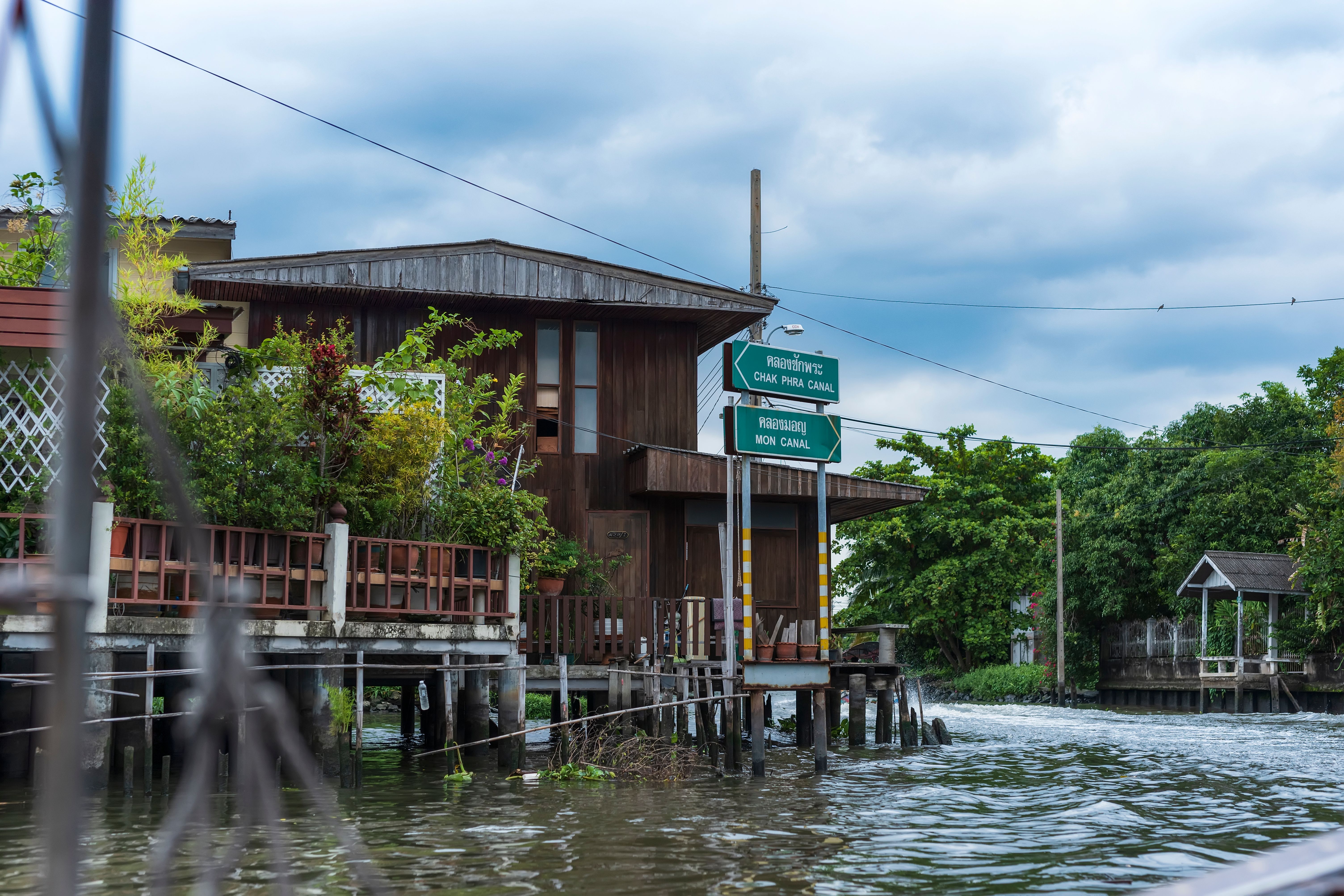 Rustic House by the Canal in Bangkok, Thailand · Free Stock Photo