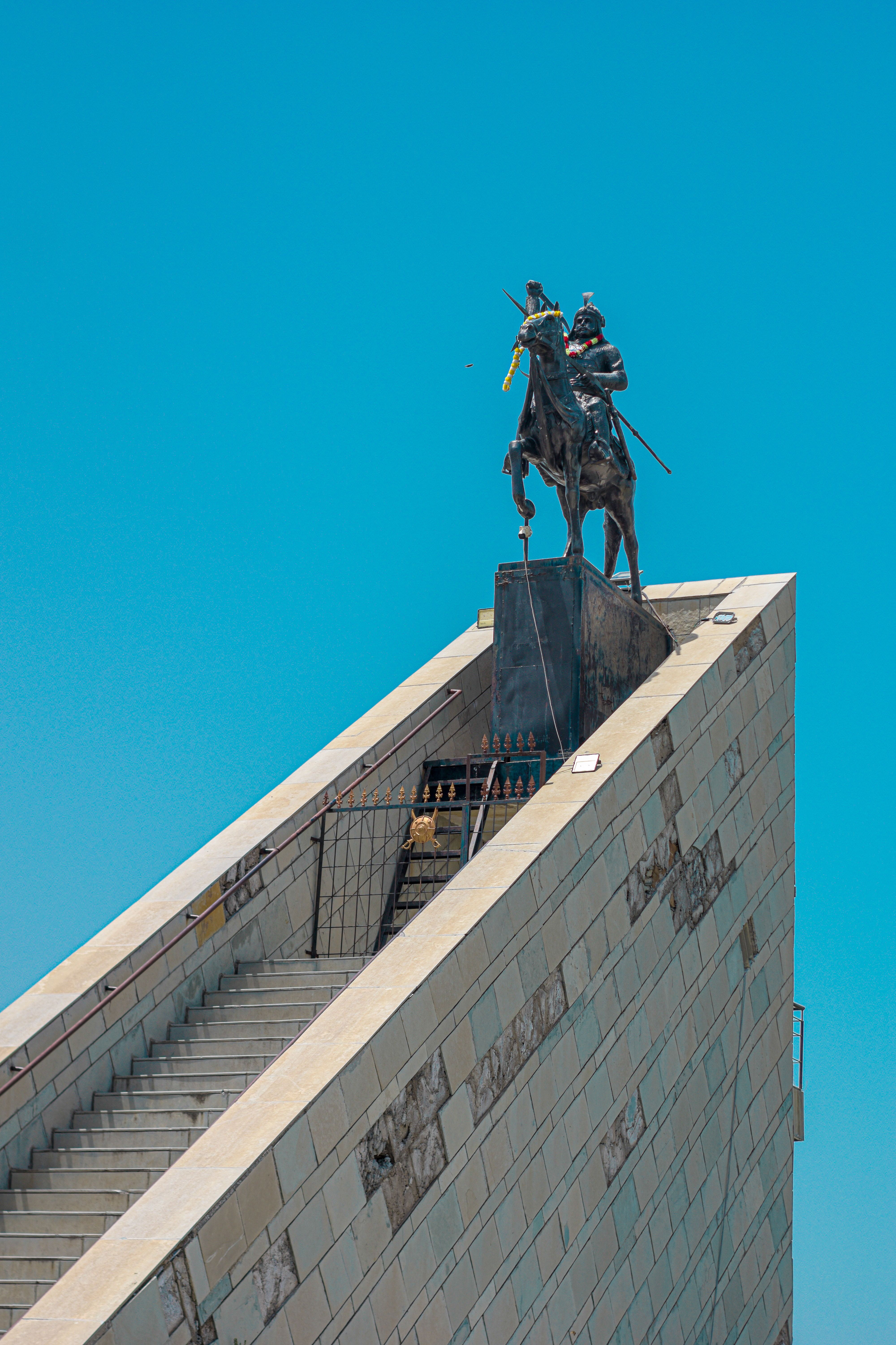 Historic Statue of Maharana Pratap in Dewair · Free Stock Photo