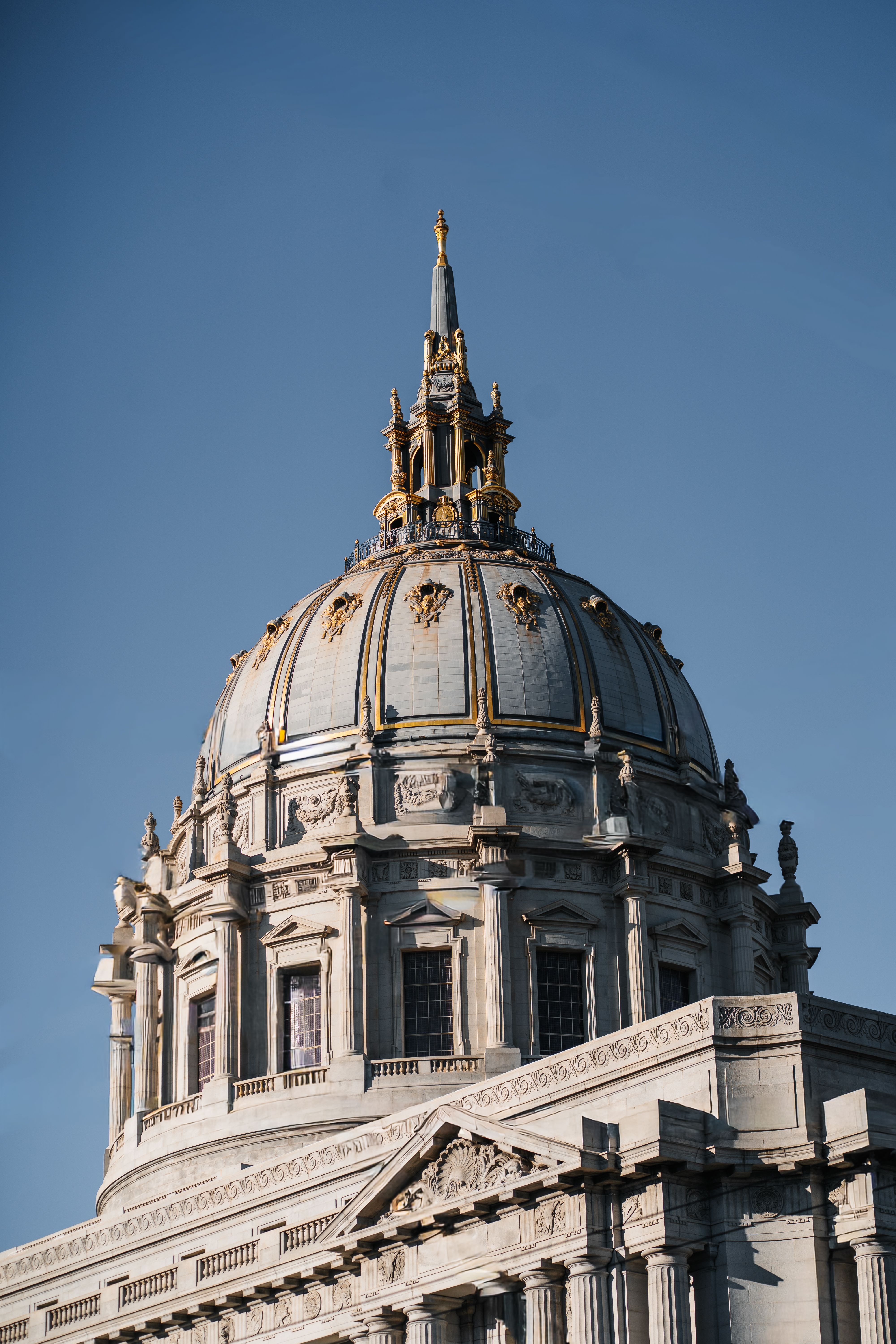 San Francisco City Hall Dome Architectural Detail · Free Stock Photo