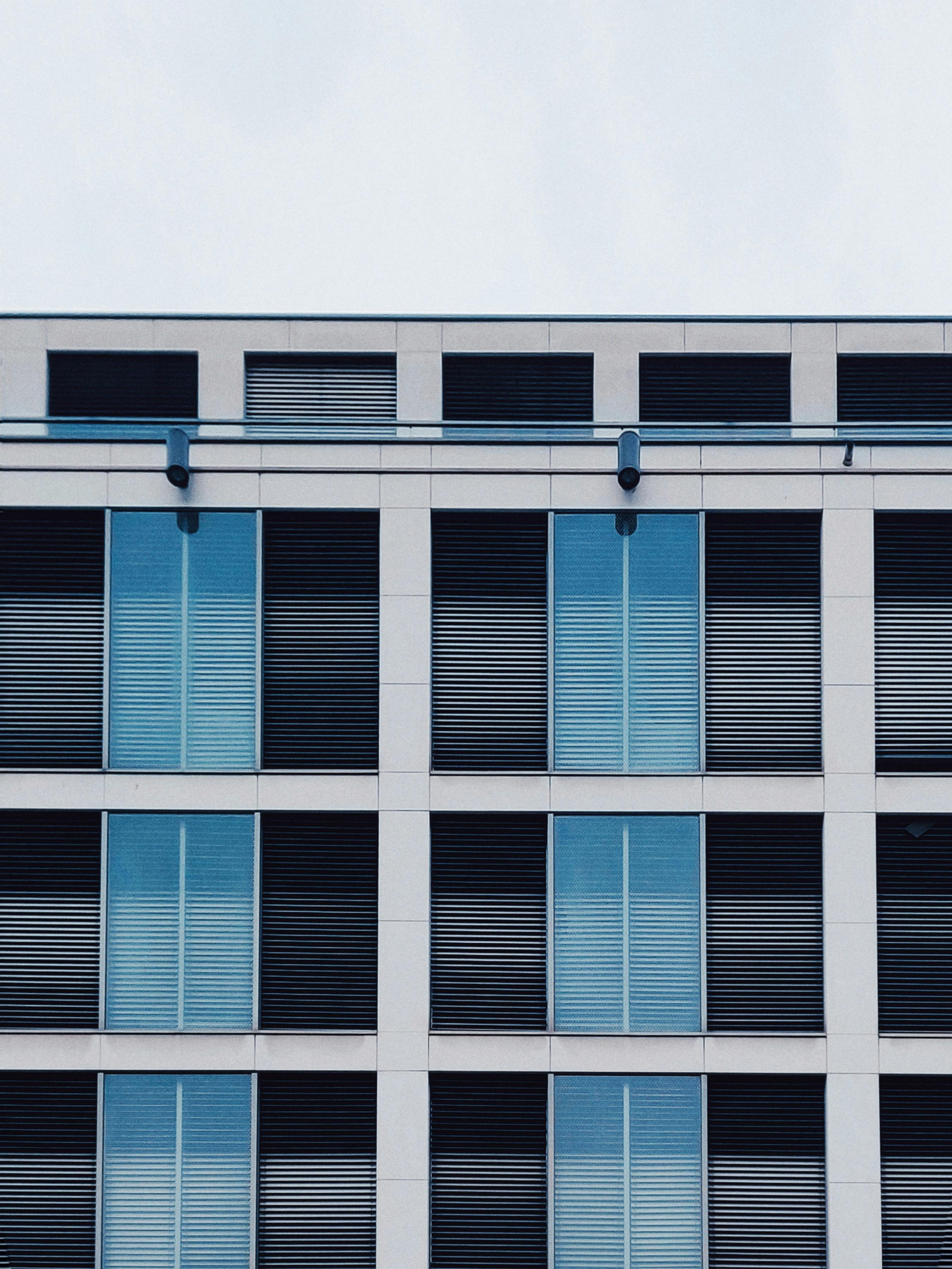 Photo of Light Blue Colored Grid · Free Stock Photo