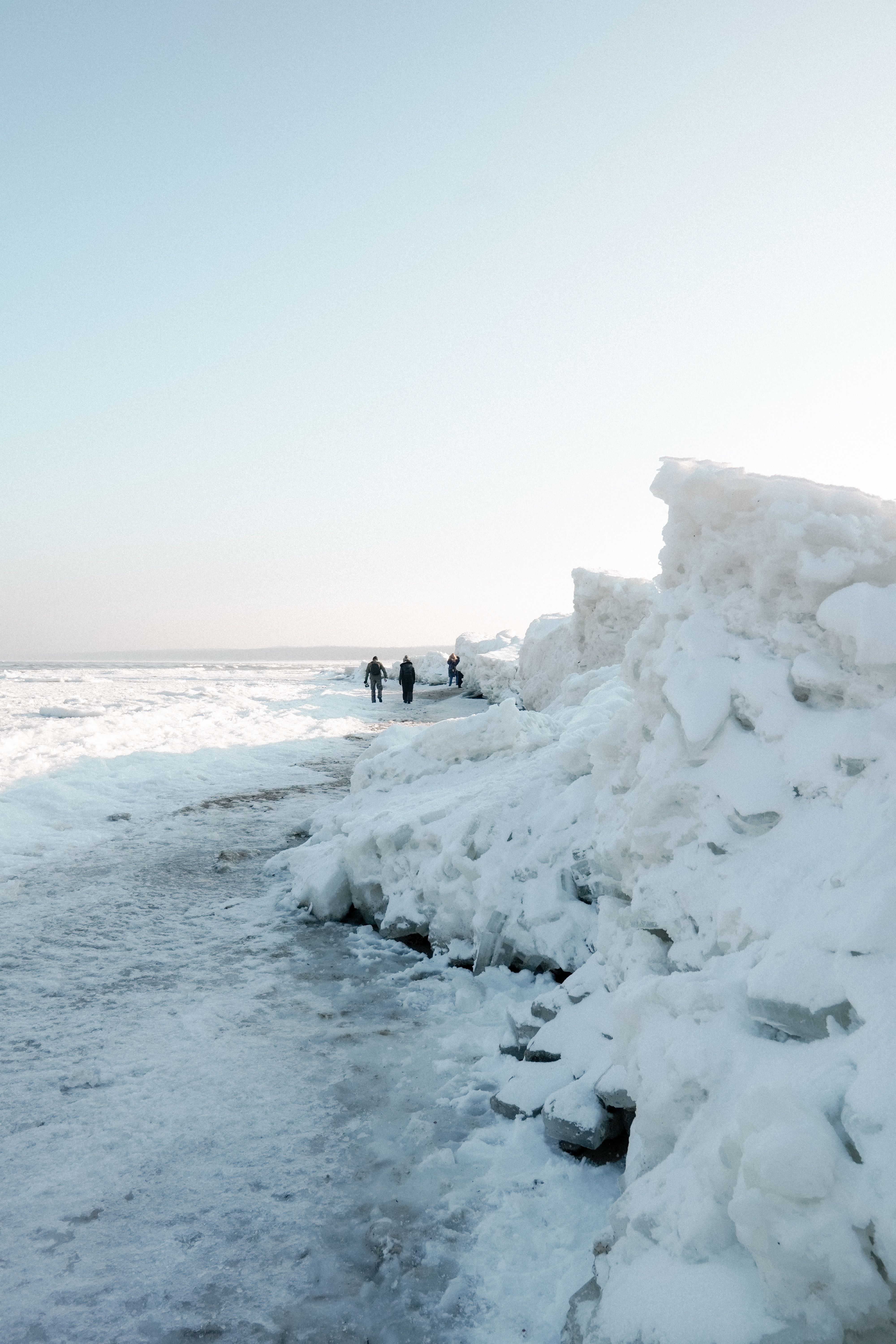 Icy Seaside Landscape in Winter, Gdańsk · Free Stock Photo