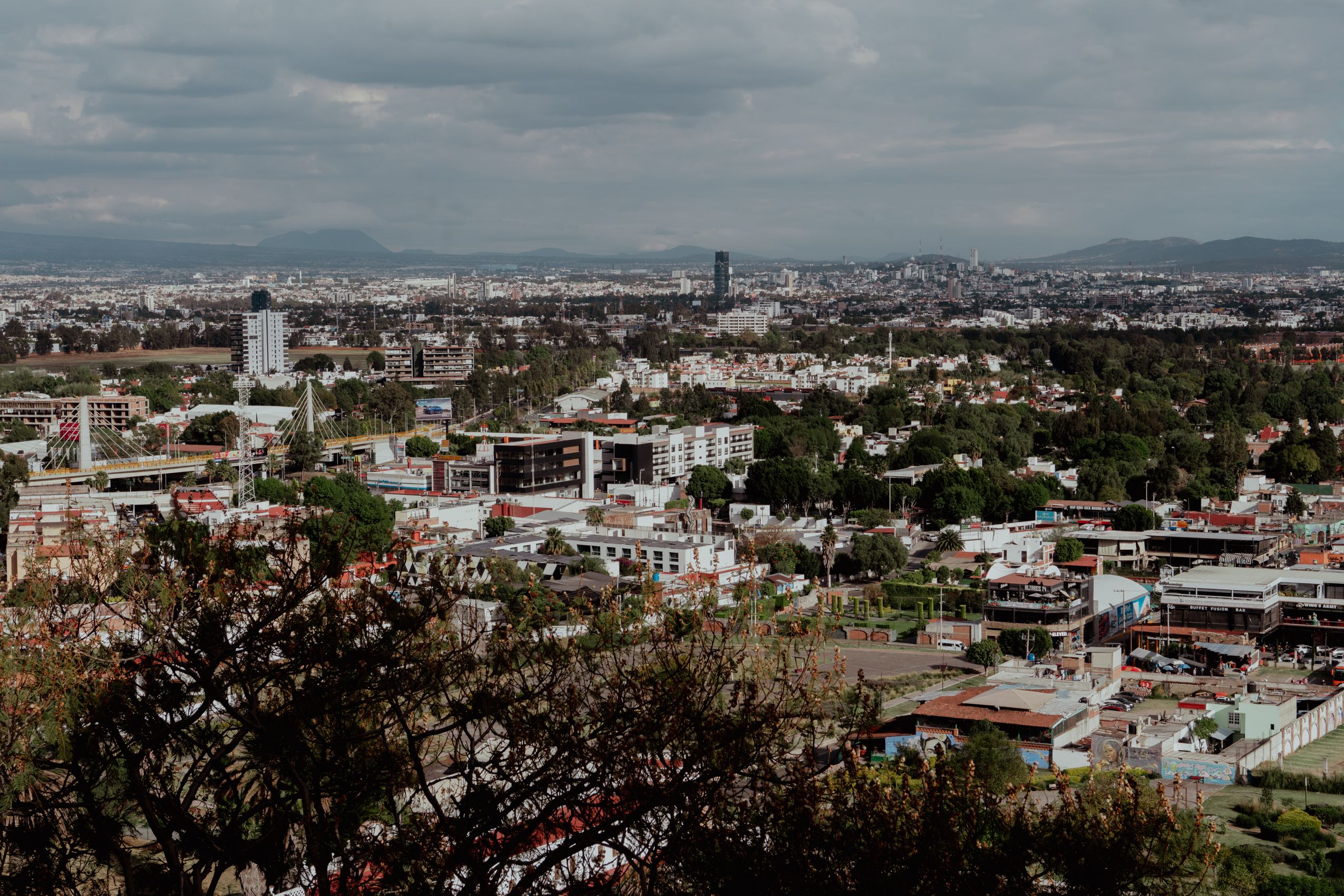 Vista Aérea Del Paisaje Urbano De La Ciudad De México · Foto de stock ...
