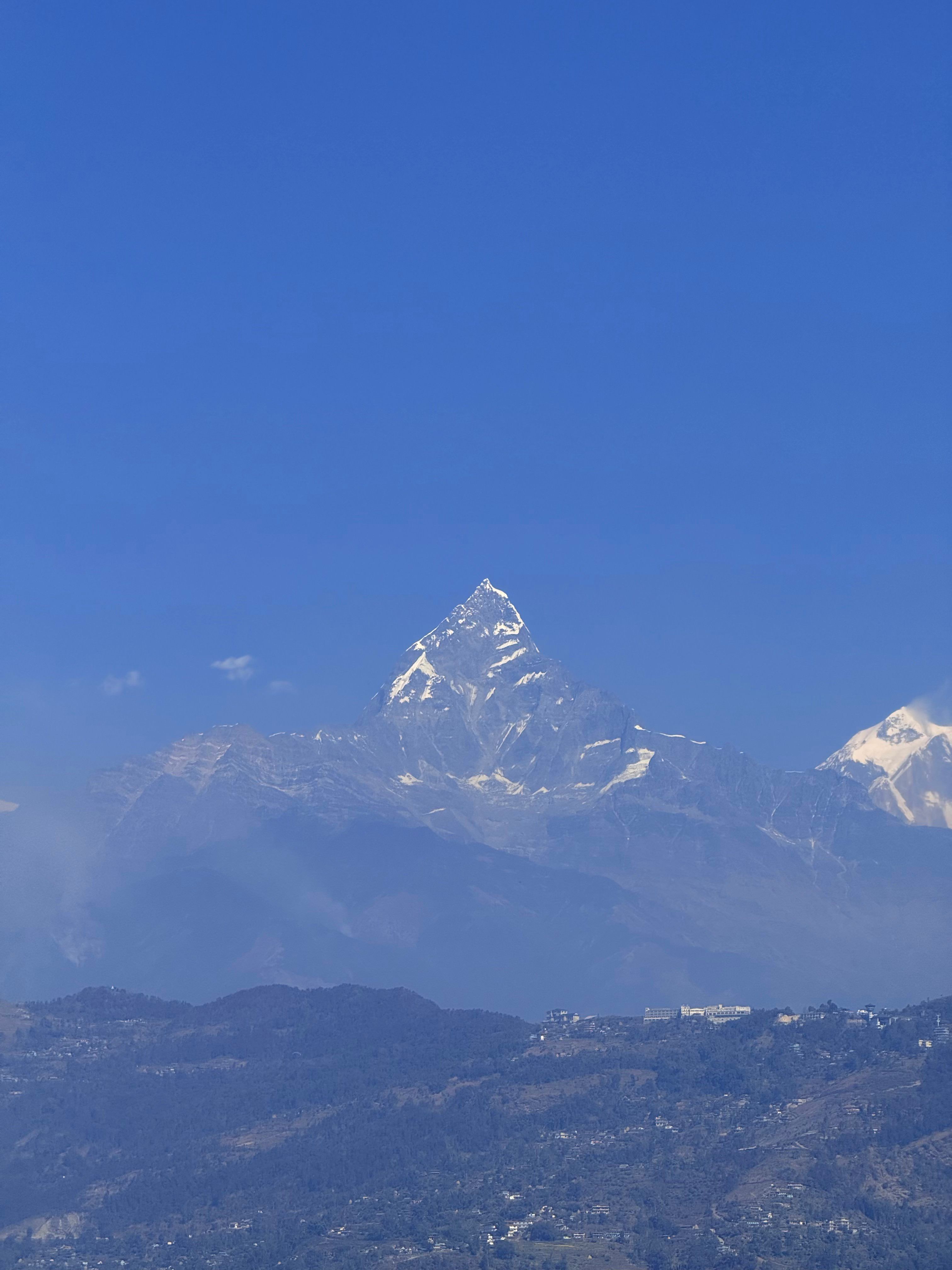 Majestic Machapuchare Peak in the Himalayas · Free Stock Photo