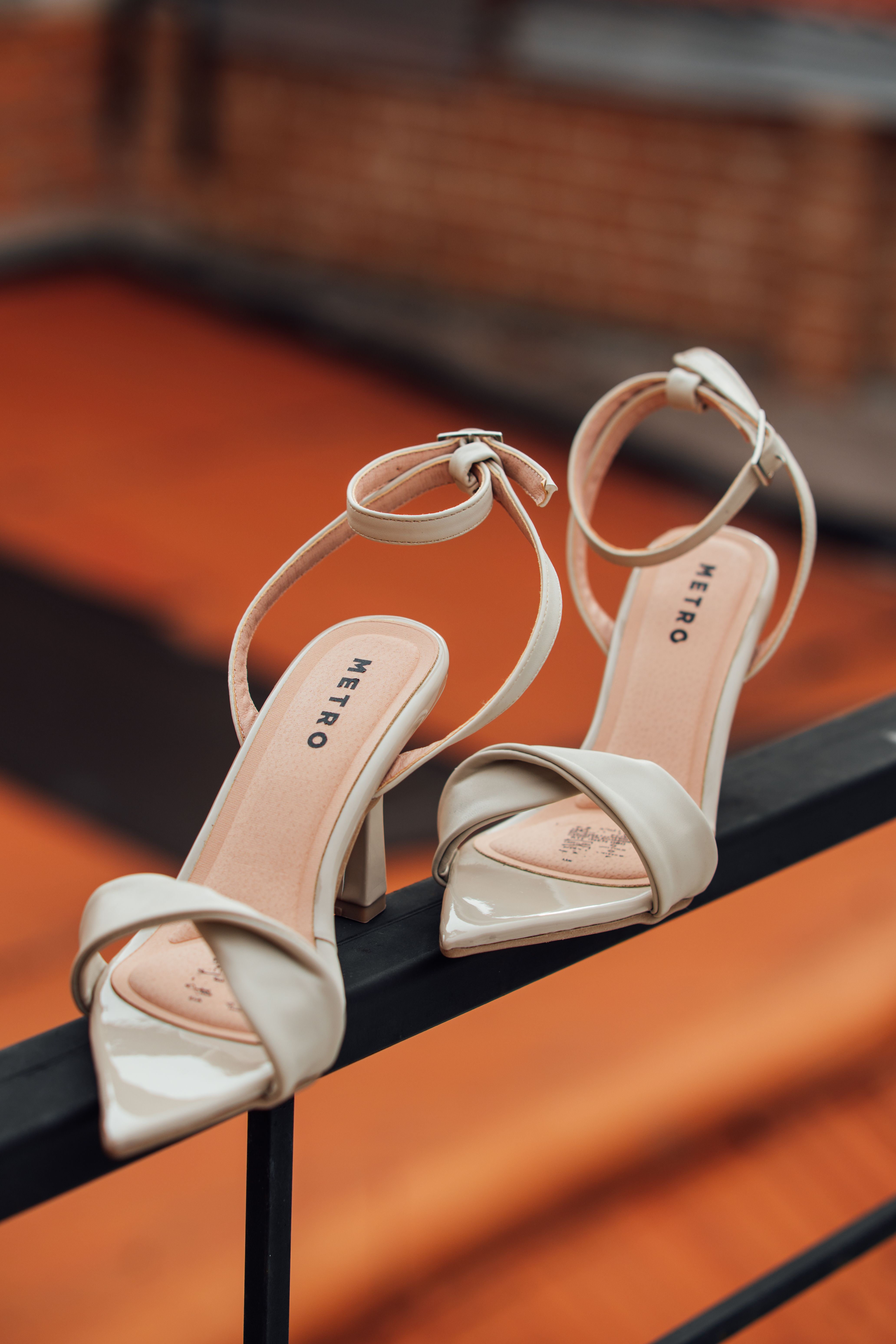 Elegant Strappy High Heel Sandals on Display · Free Stock Photo