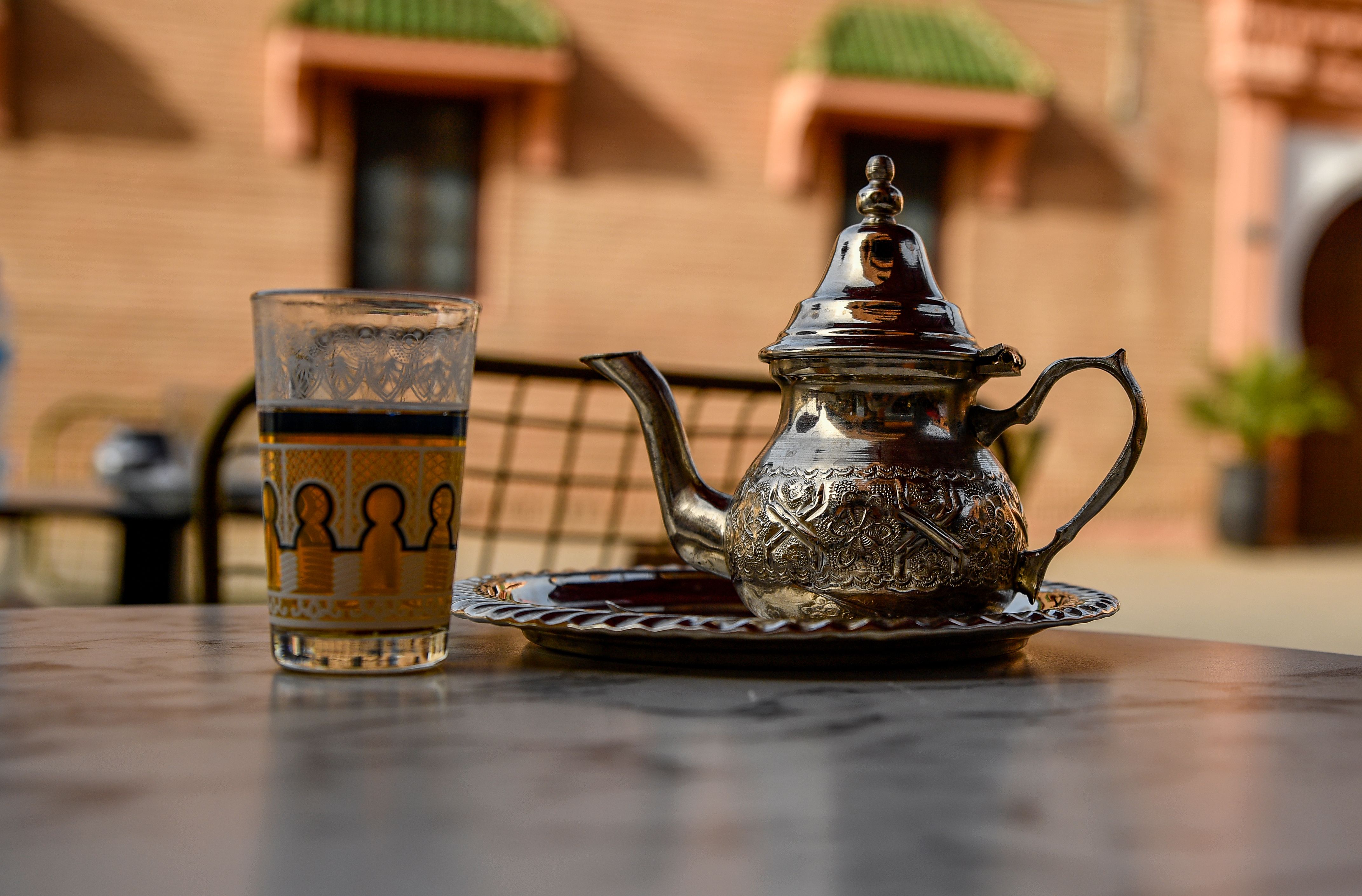 Traditional Moroccan Tea Set in Marrakesh · Free Stock Photo