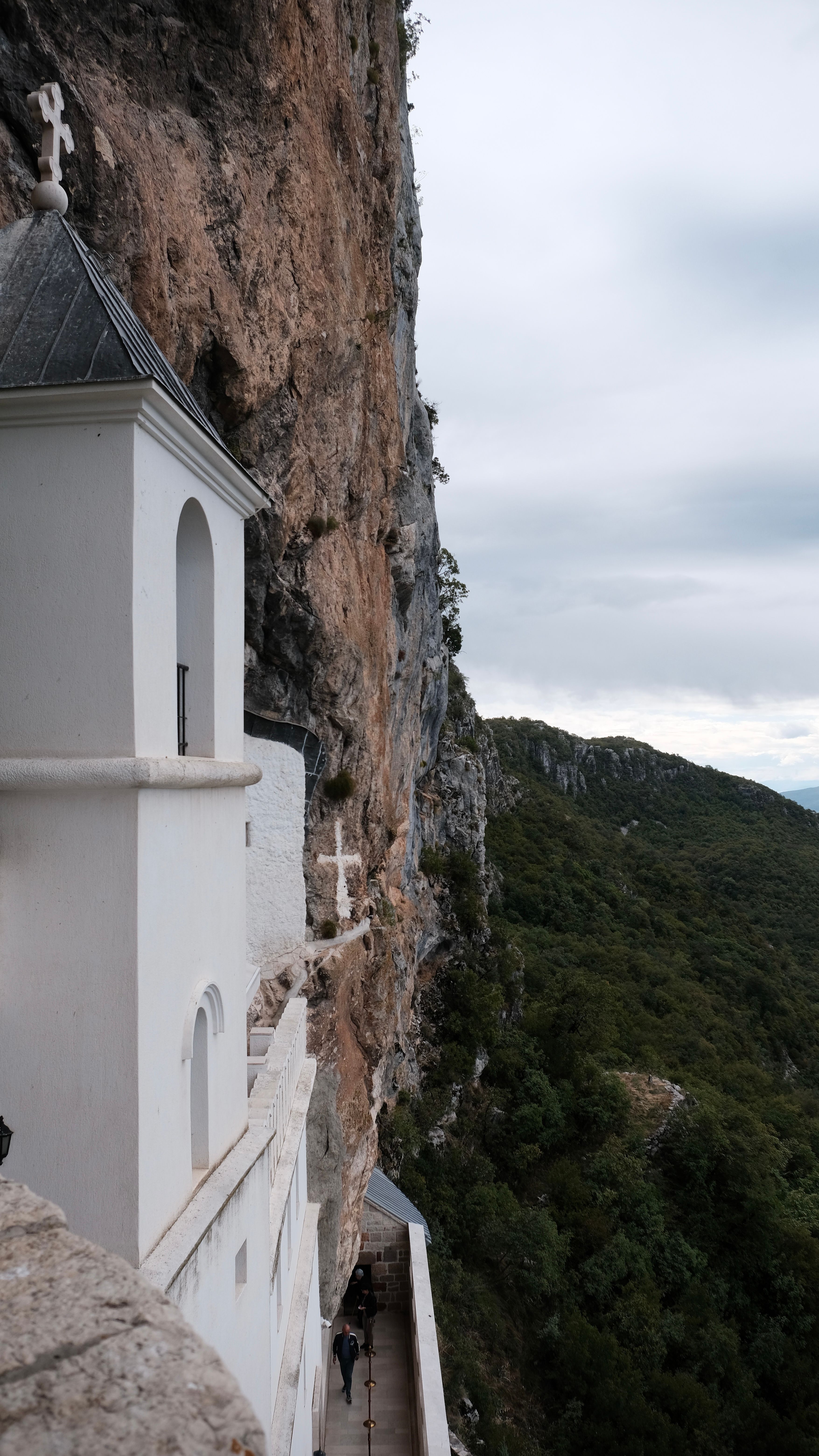 Historic Monastery Built into Rocky Cliffside · Free Stock Photo