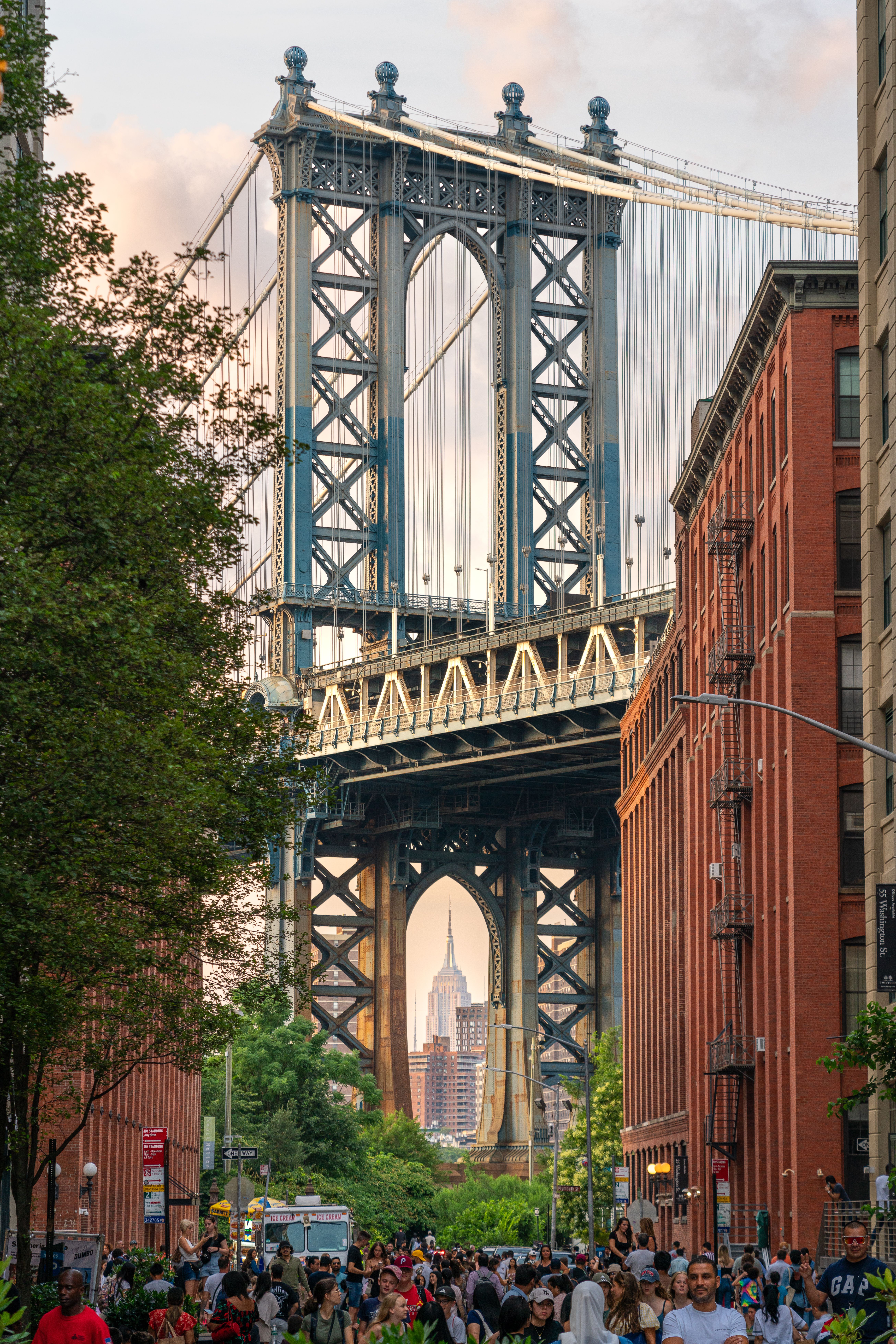 Iconic View of Manhattan Bridge from Dumbo · Free Stock Photo