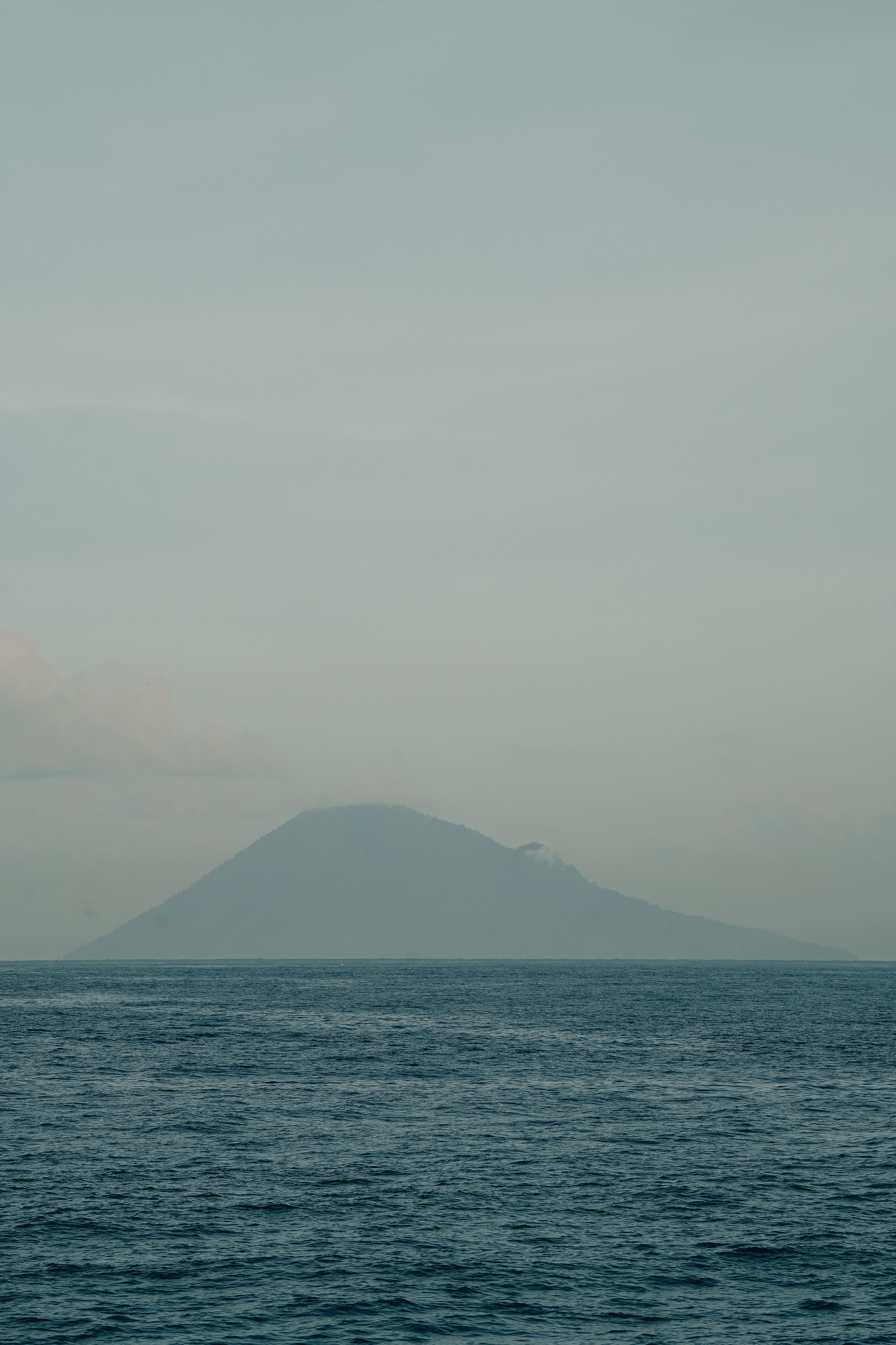 Tranquil View of Manado Tua Volcano at Dusk · Free Stock Photo