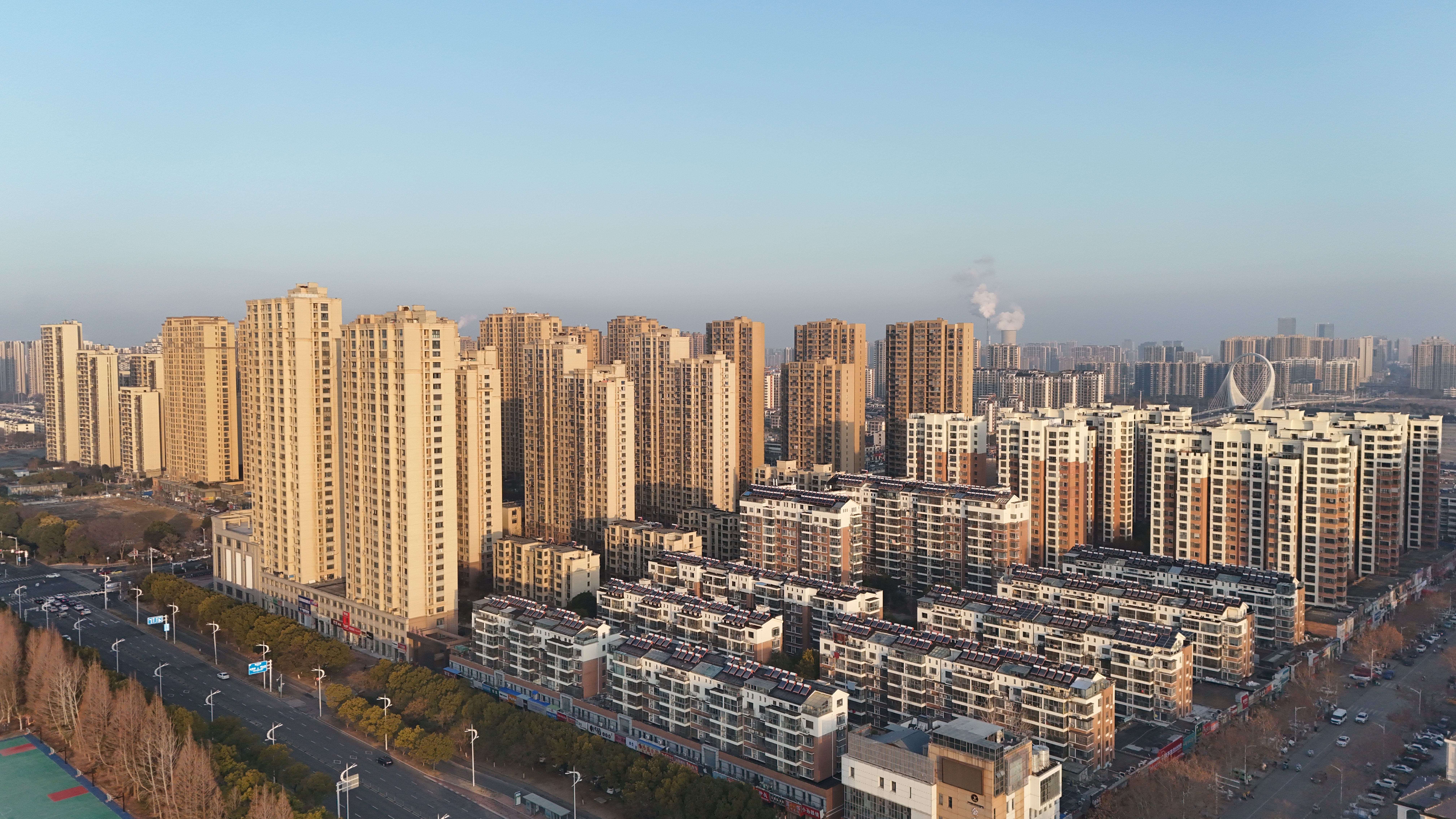 Aerial View of Modern Urban Cityscape at Daylight · Free Stock Photo