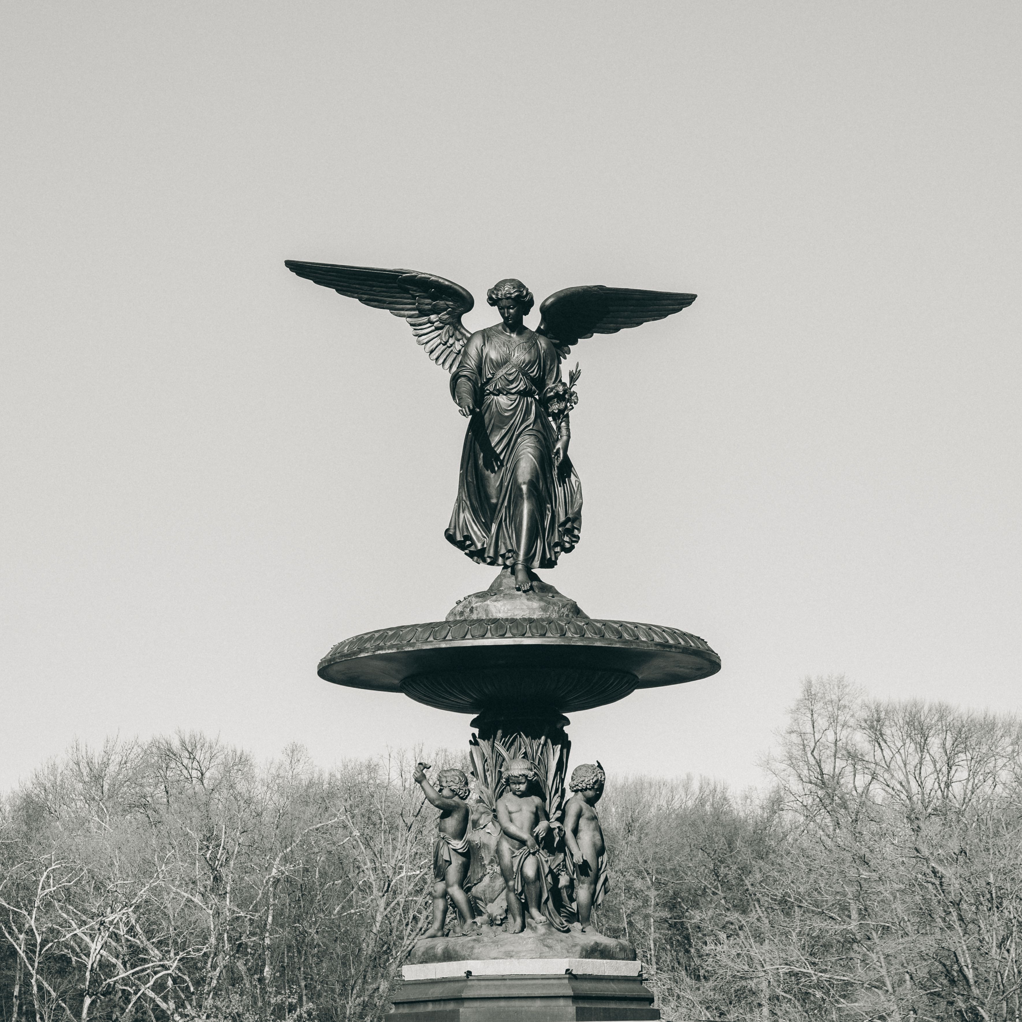 Bethesda Terrace Angel Statue in Central Park · Free Stock Photo