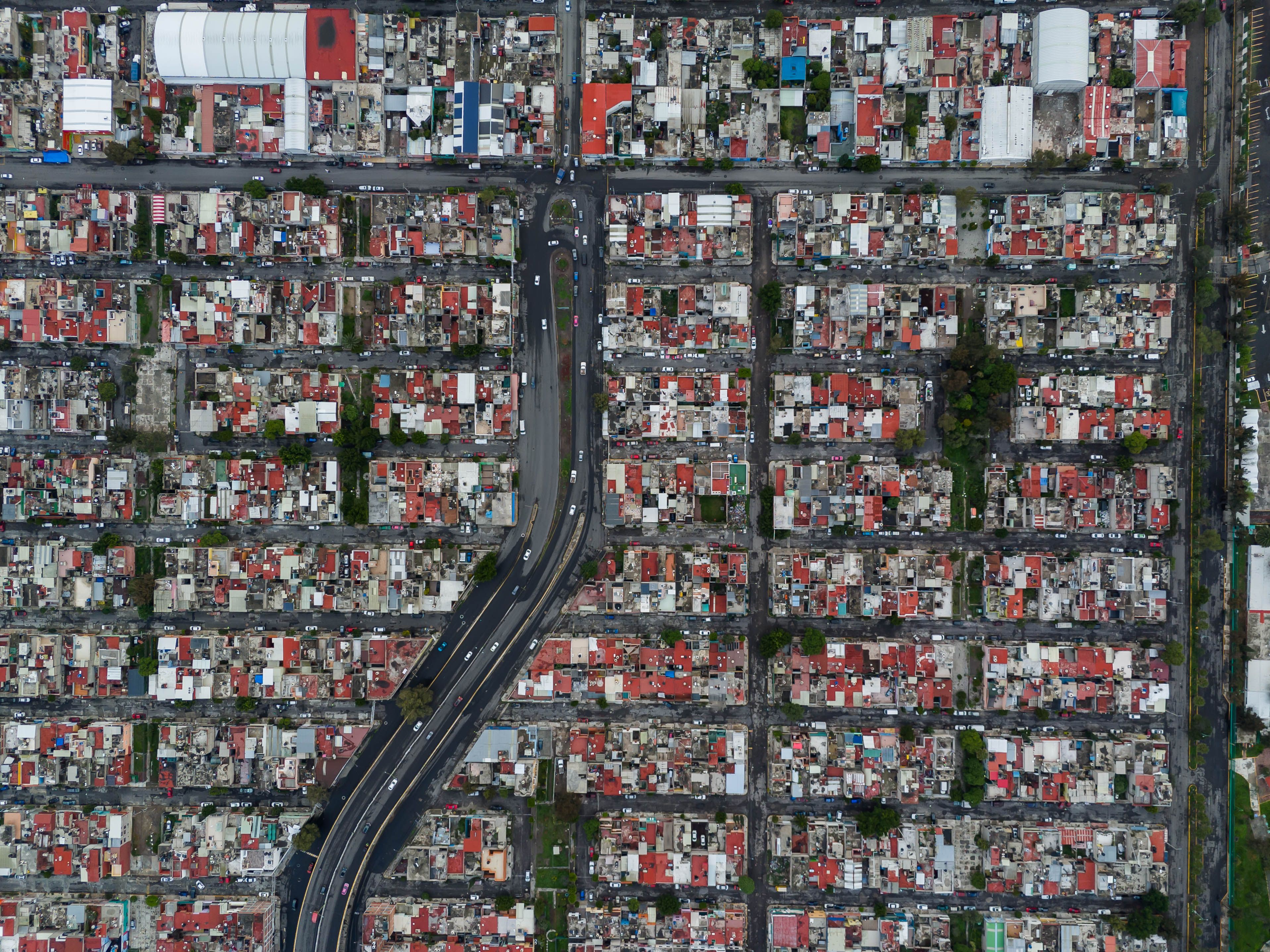 Aerial View of Urban Landscape in Ecatepec, Mexico · Free Stock Photo