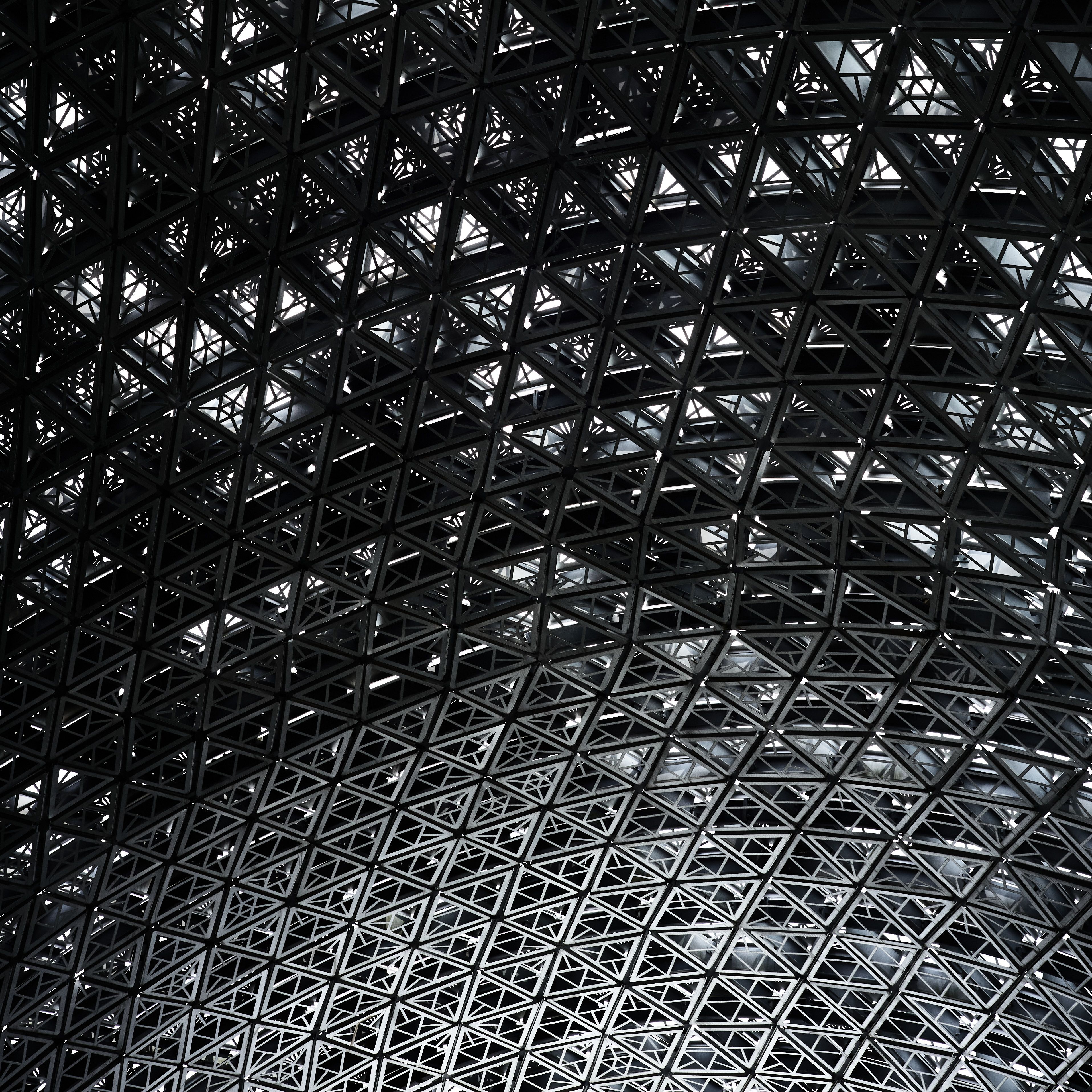 Intricate Architectural Roof Structure Pattern · Free Stock Photo