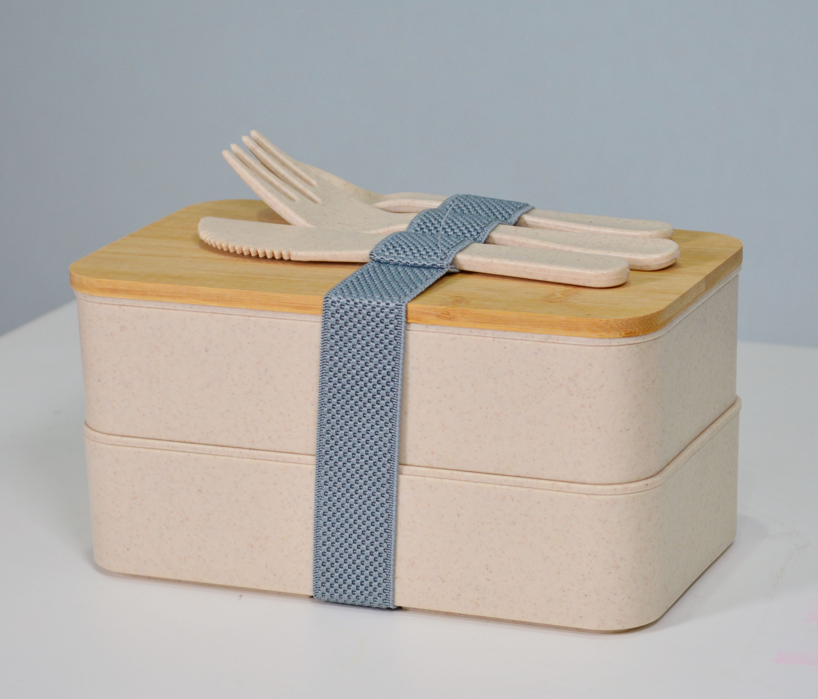 Eco-Friendly Double Layer Bento Lunch Box · Free Stock Photo