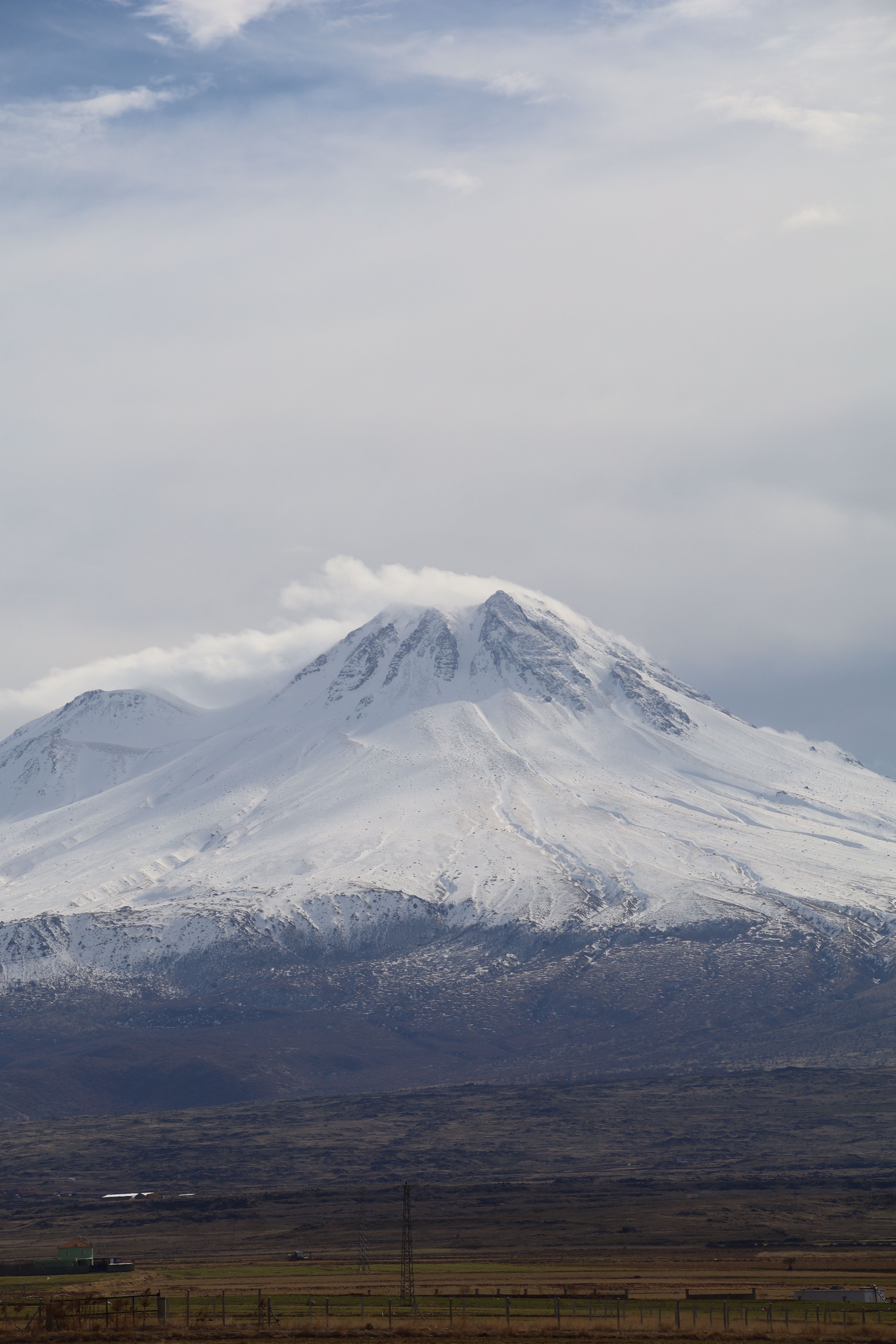 Snow-Capped Erciyes Mountain in Kayseri · Free Stock Photo