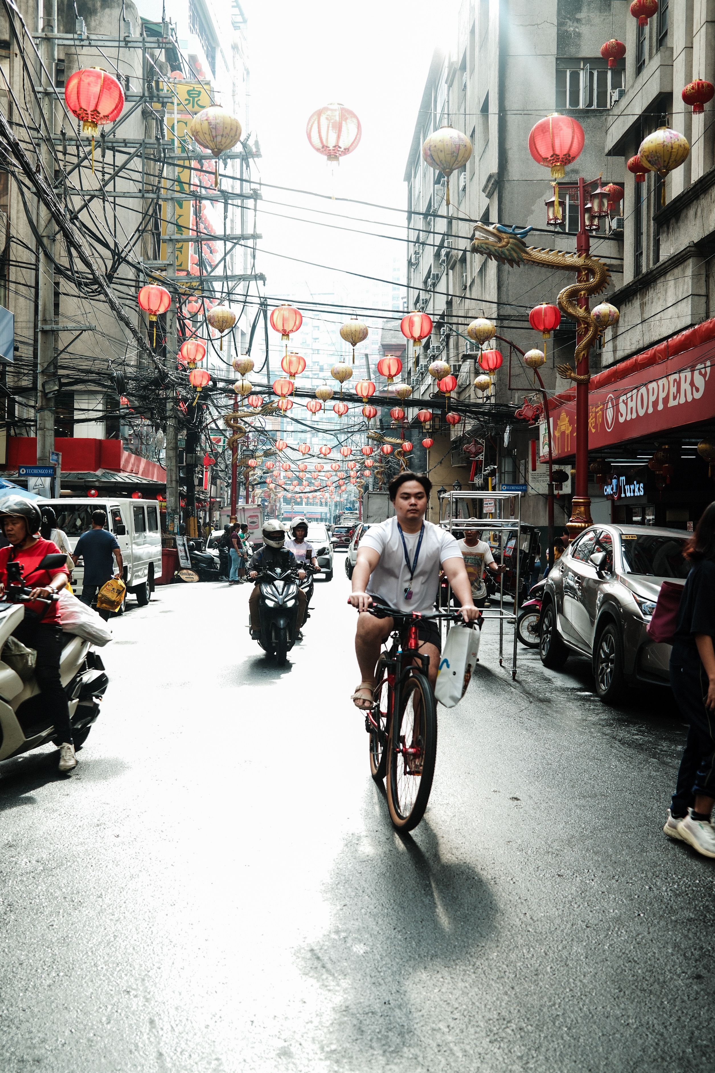 Clean Street; Person Biking In The Philippines Photos, Download The ...