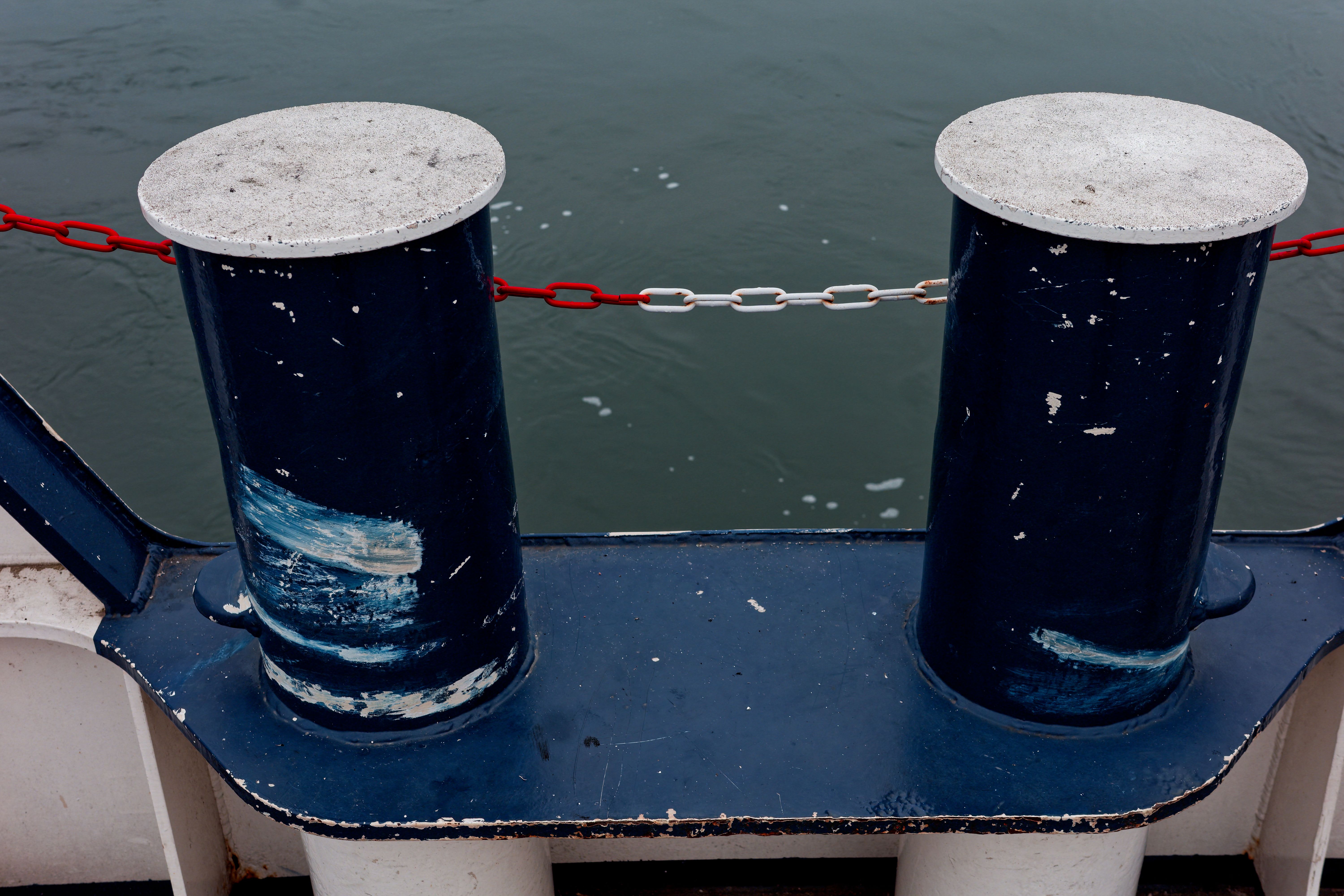 Weathered Bollards on a Ship's Deck · Free Stock Photo
