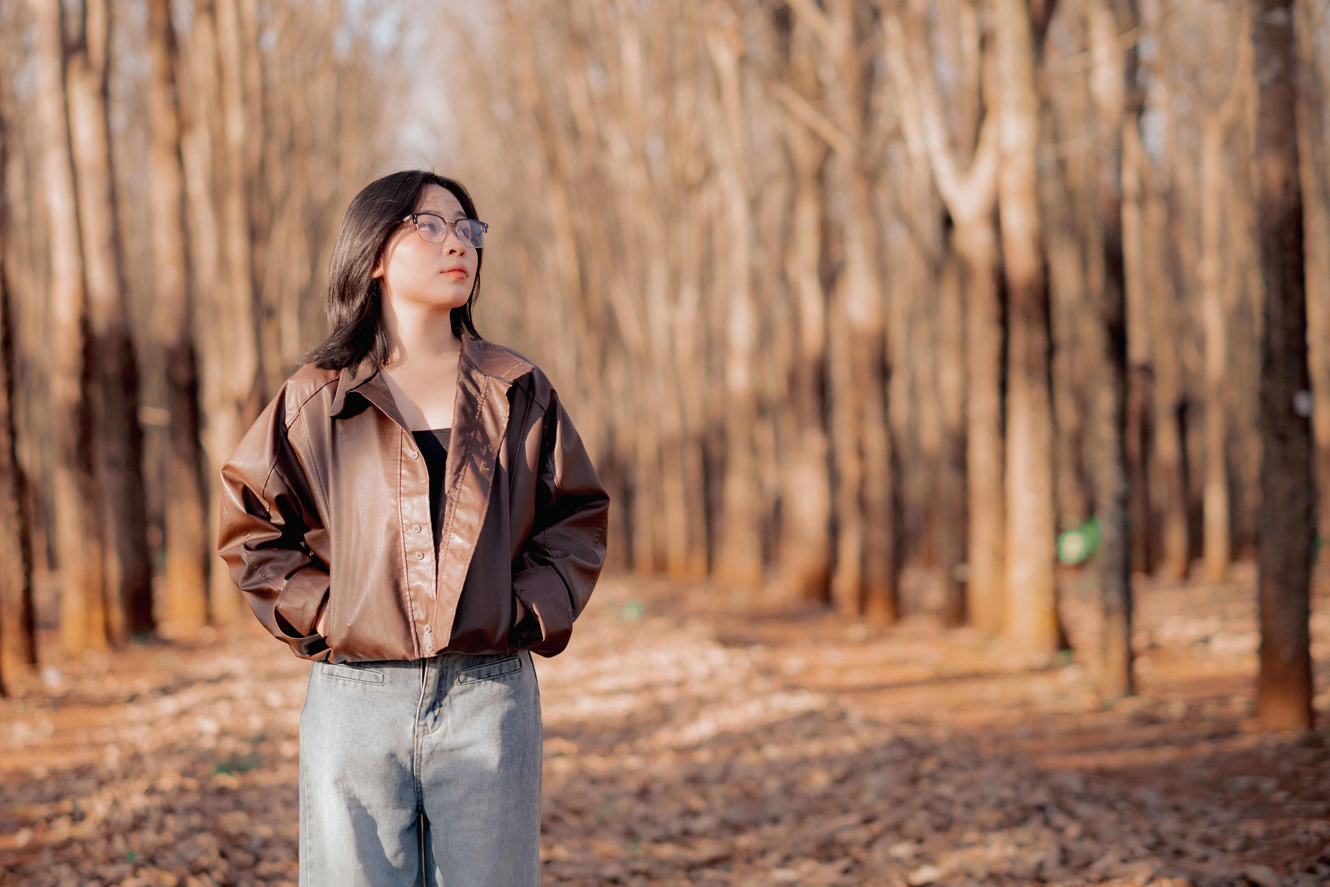 Portrait of Young Woman in Vietnamese Forest · Free Stock Photo