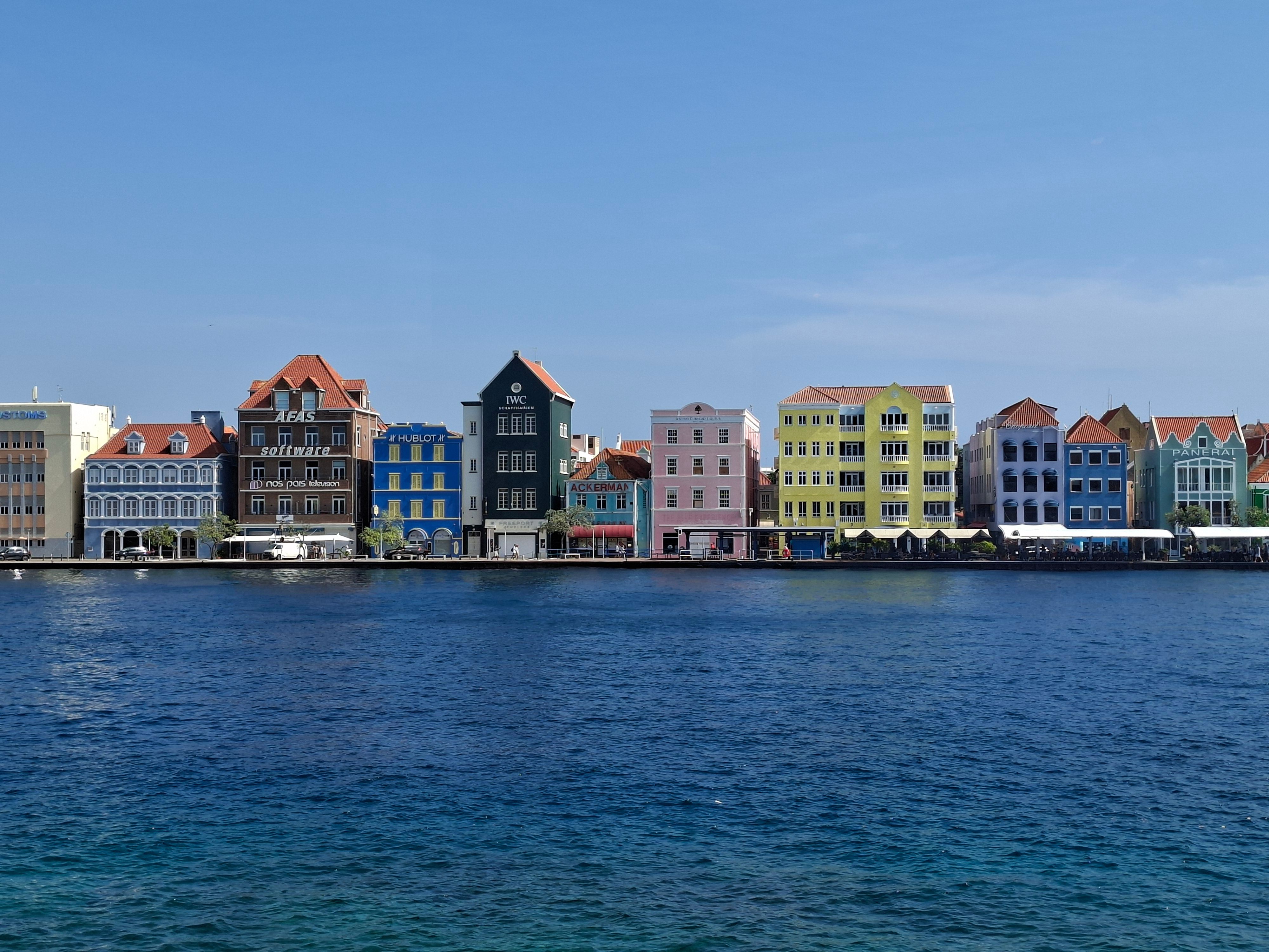 Colorful Waterfront Buildings in Willemstad · Free Stock Photo