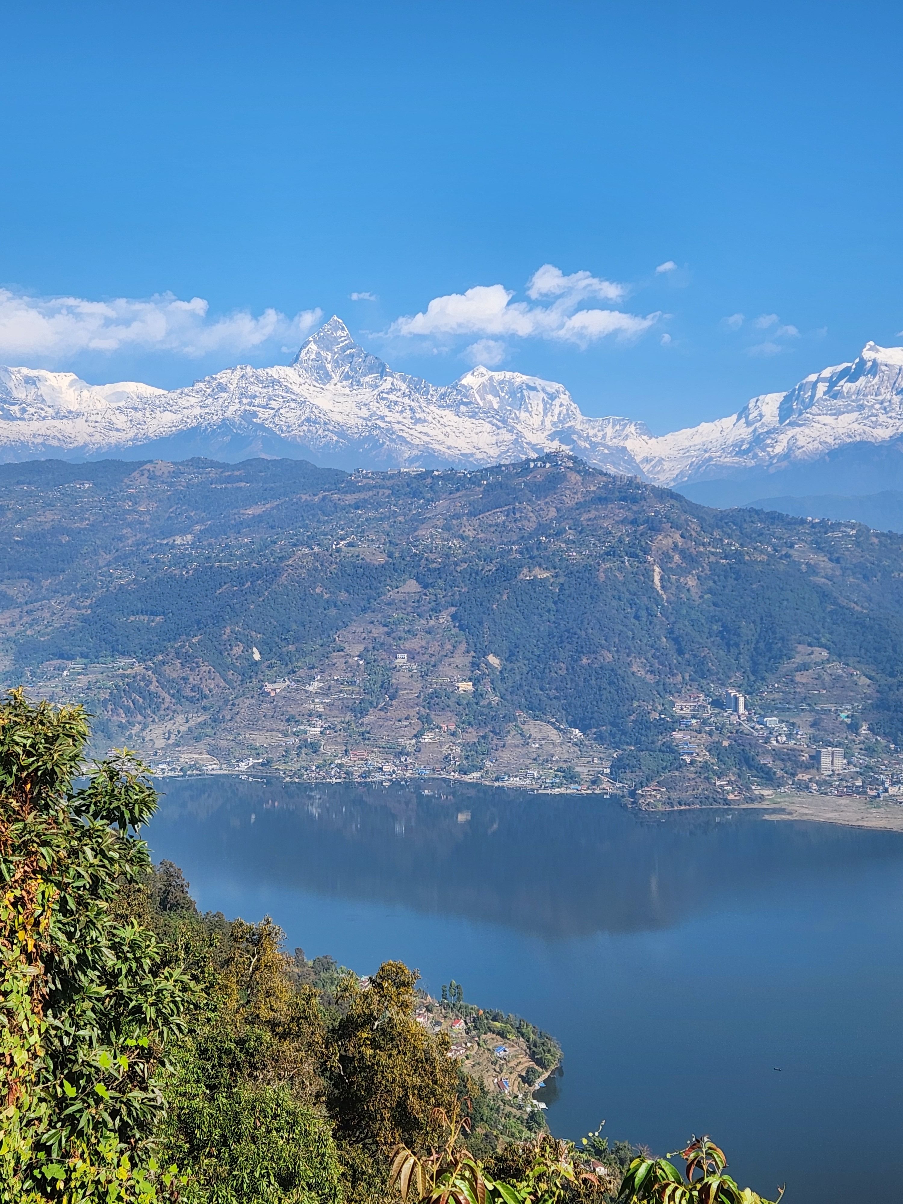 Serene Himalayan Landscape in Pokhara, Nepal · Free Stock Photo