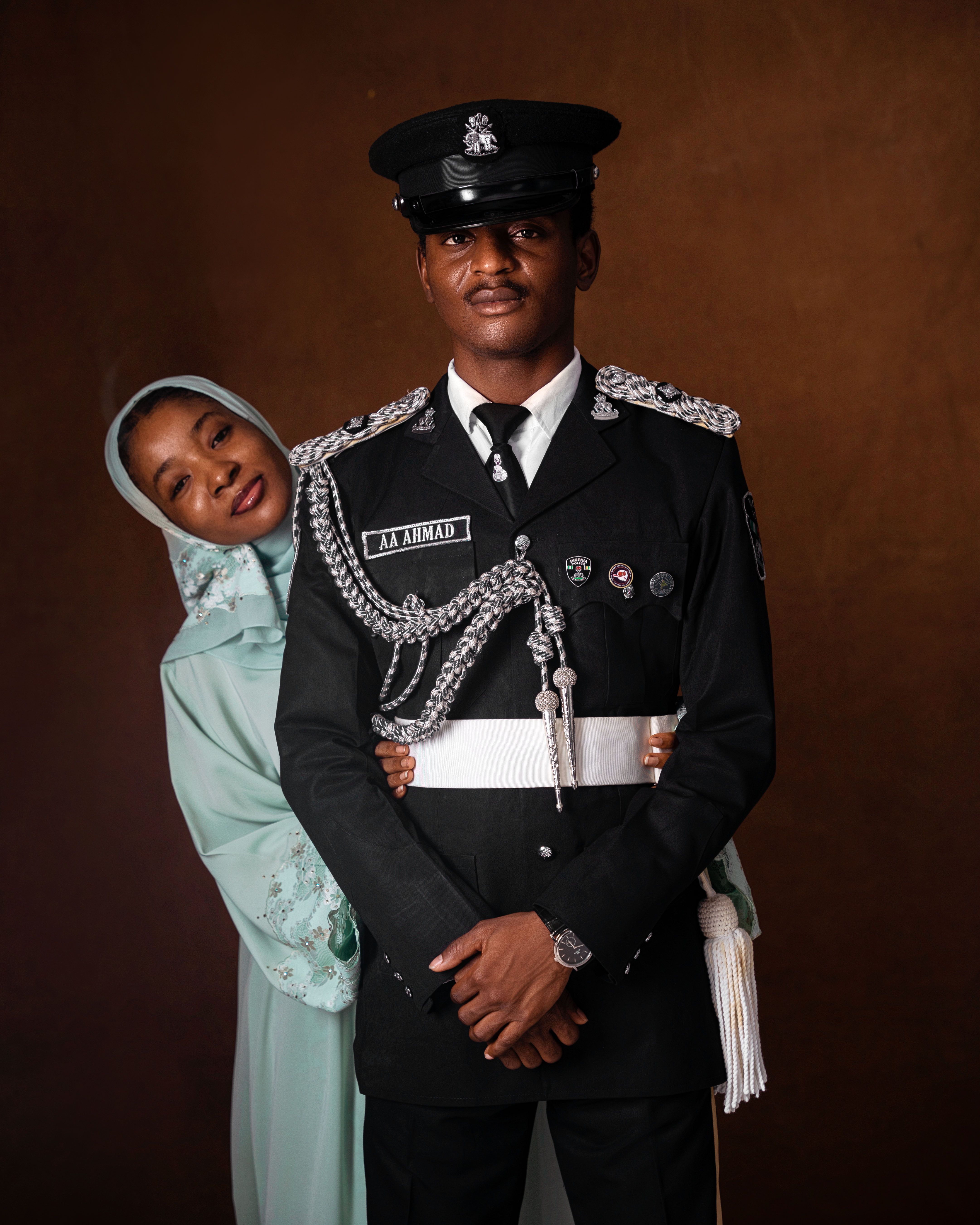 Proud Police Officer in Formal Uniform with Supportive Partner · Free ...