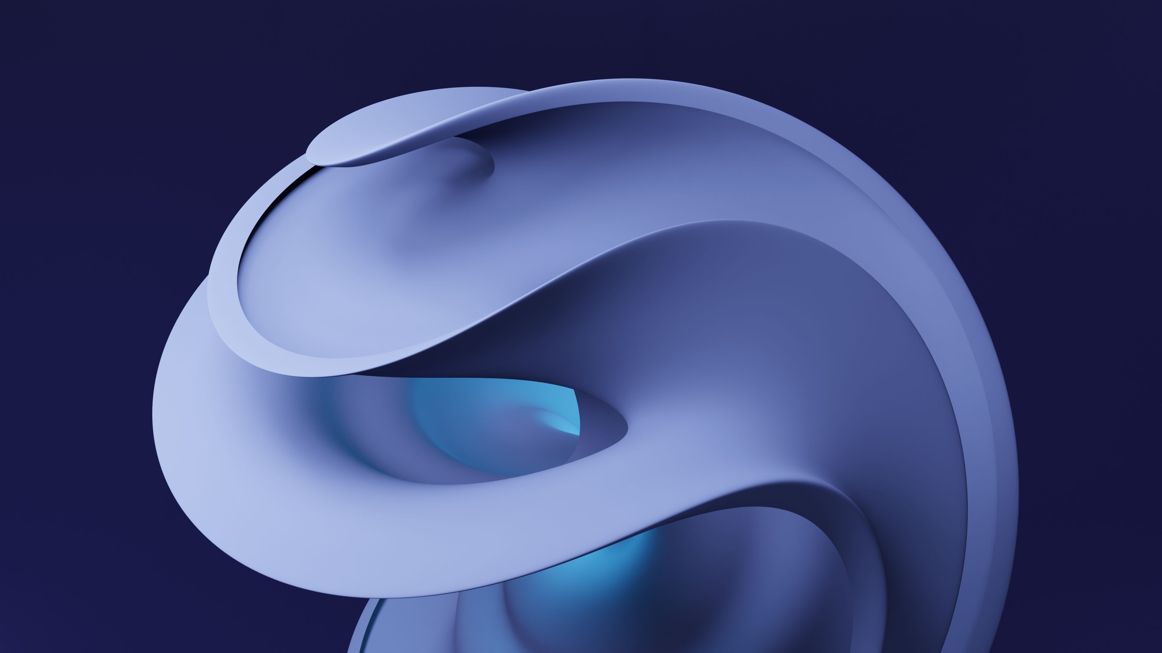 Abstract Blue Swirl on Dark Background · Free Stock Photo