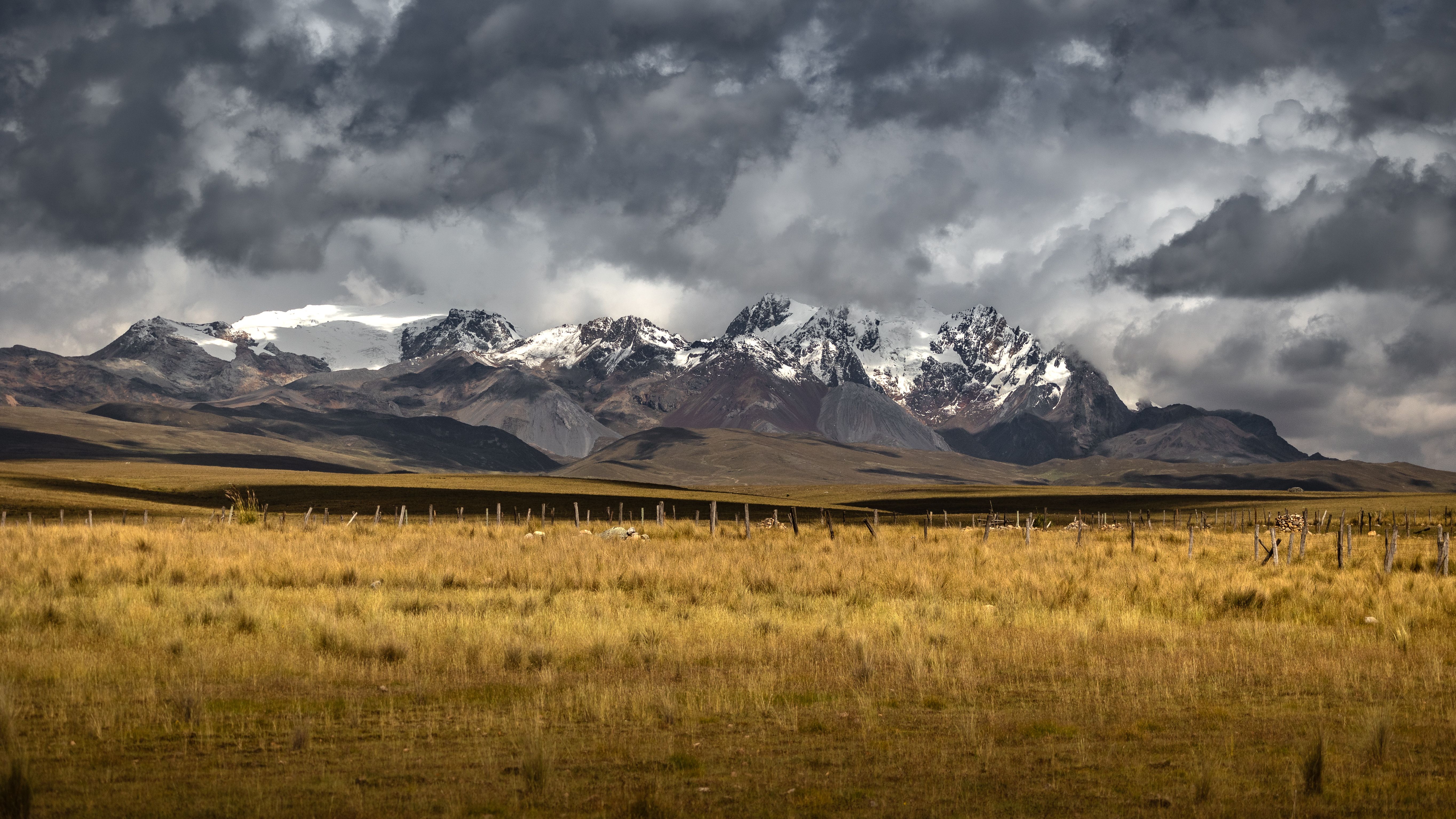 Majestic Snow-Capped Andes Mountains Landscape · Free Stock Photo