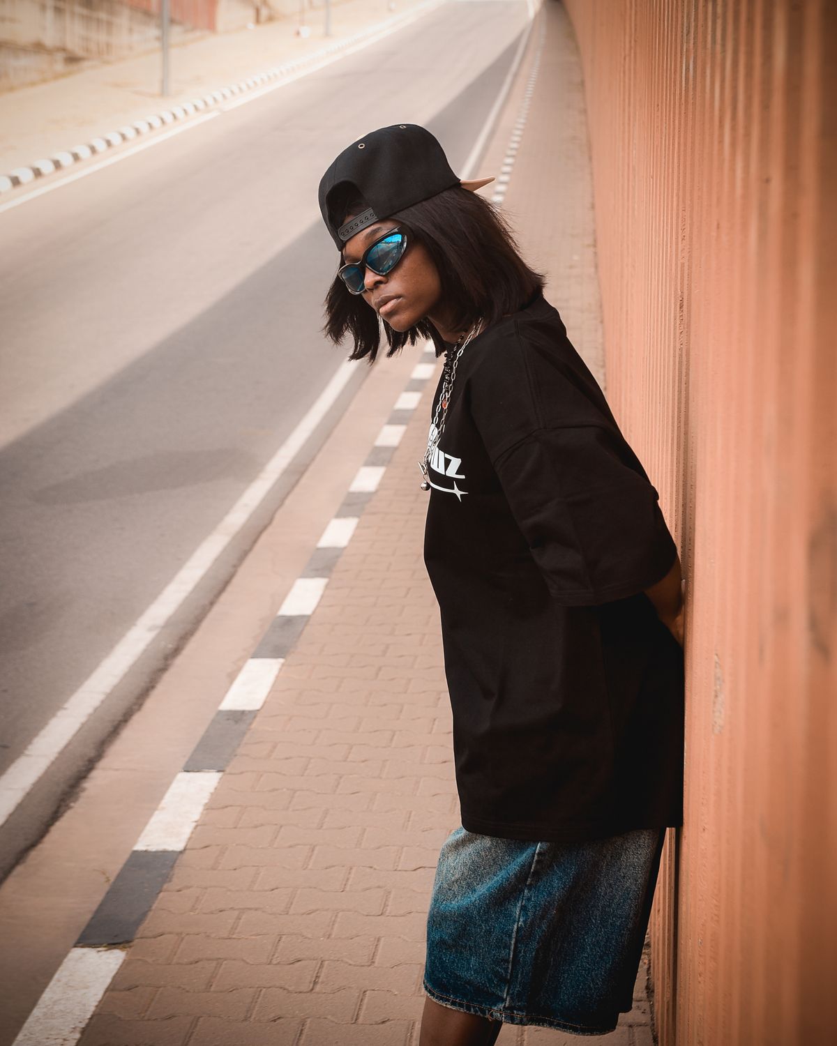 Urban Fashion: Young Adult in Streetwear Pose · Free Stock Photo