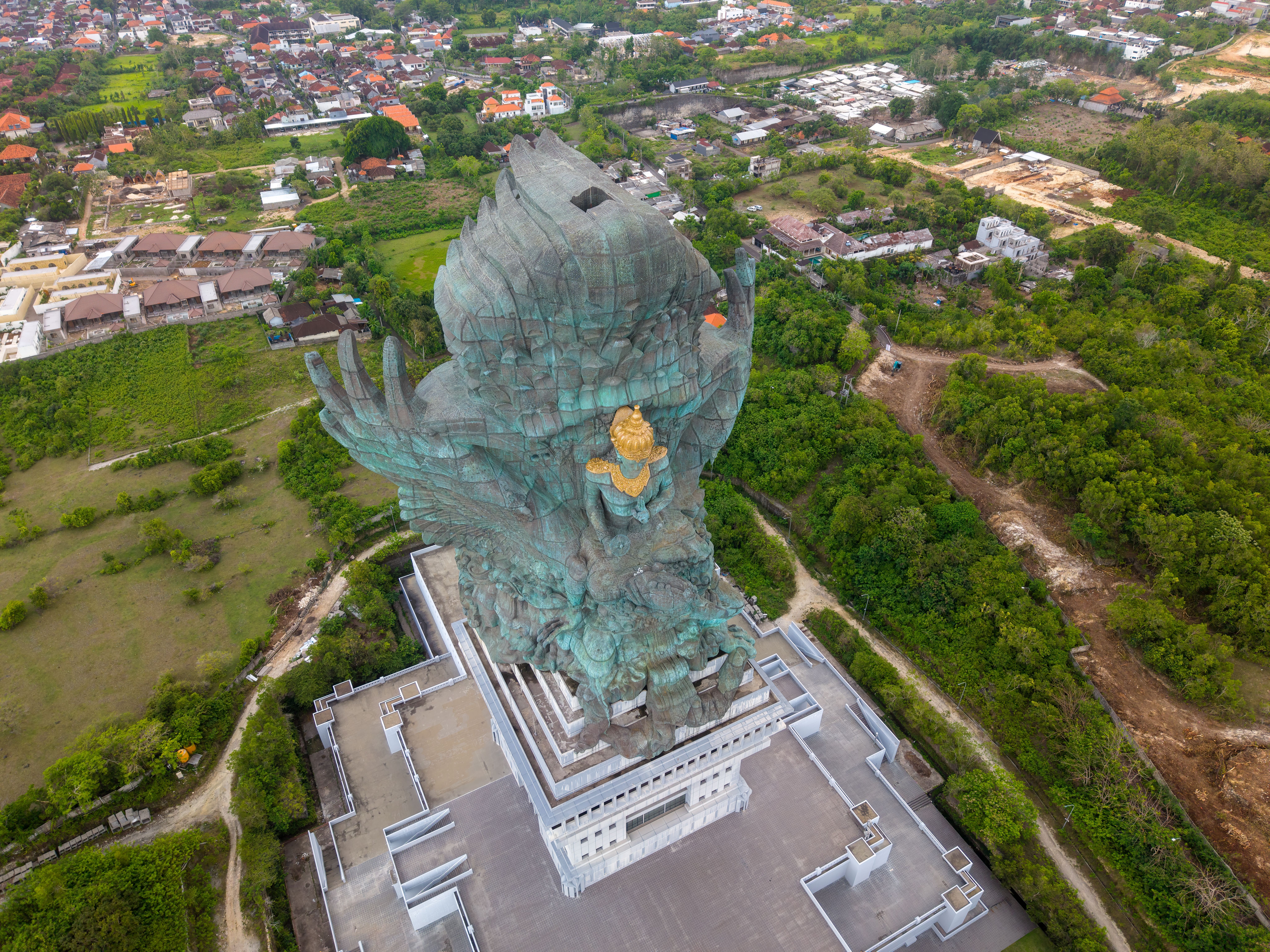 Aerial View of Garuda Wisnu Kencana Statue in Bali · Free Stock Photo