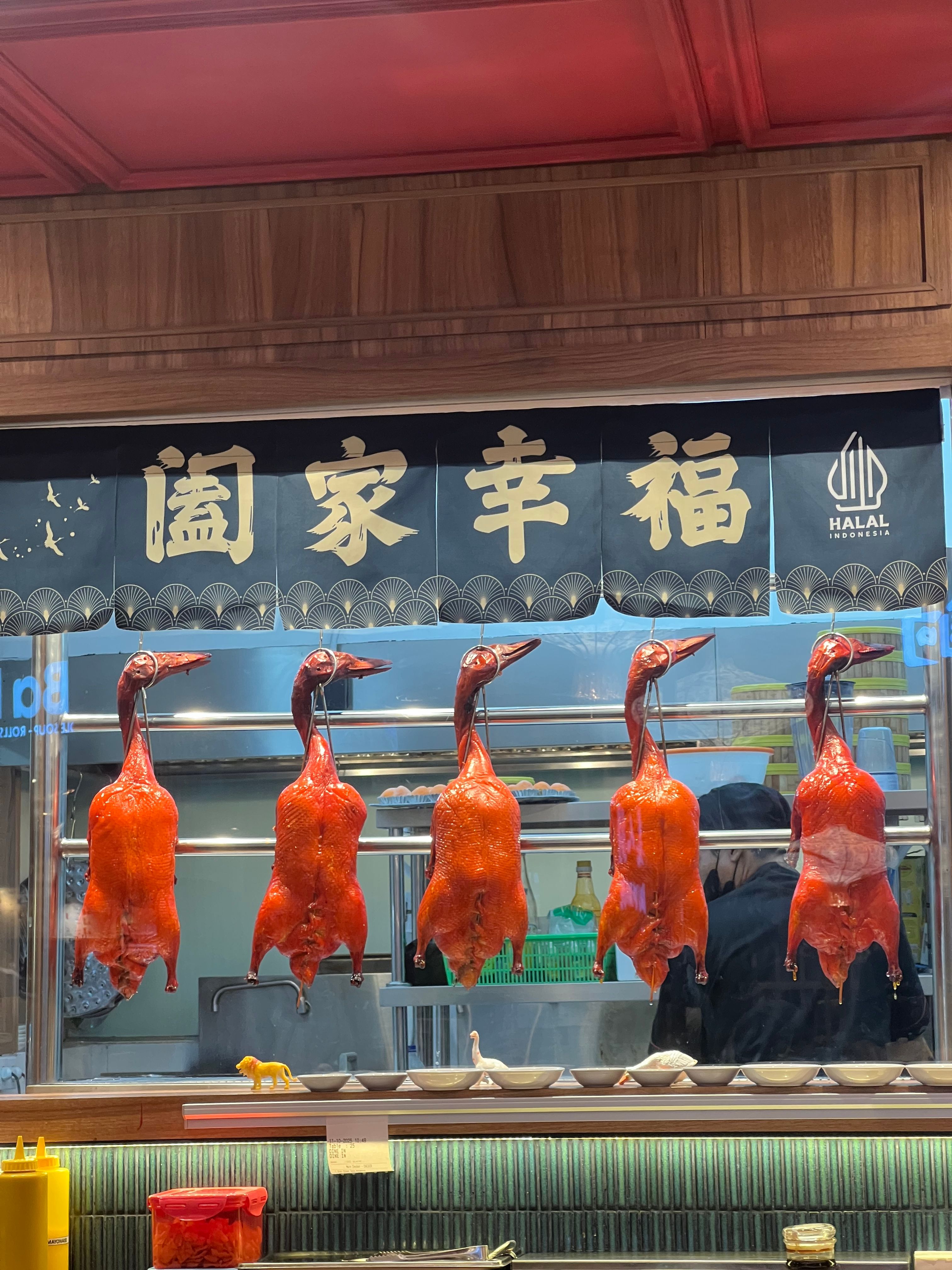 Five Roasted Ducks Displayed in Indonesian Restaurant · Free Stock Photo