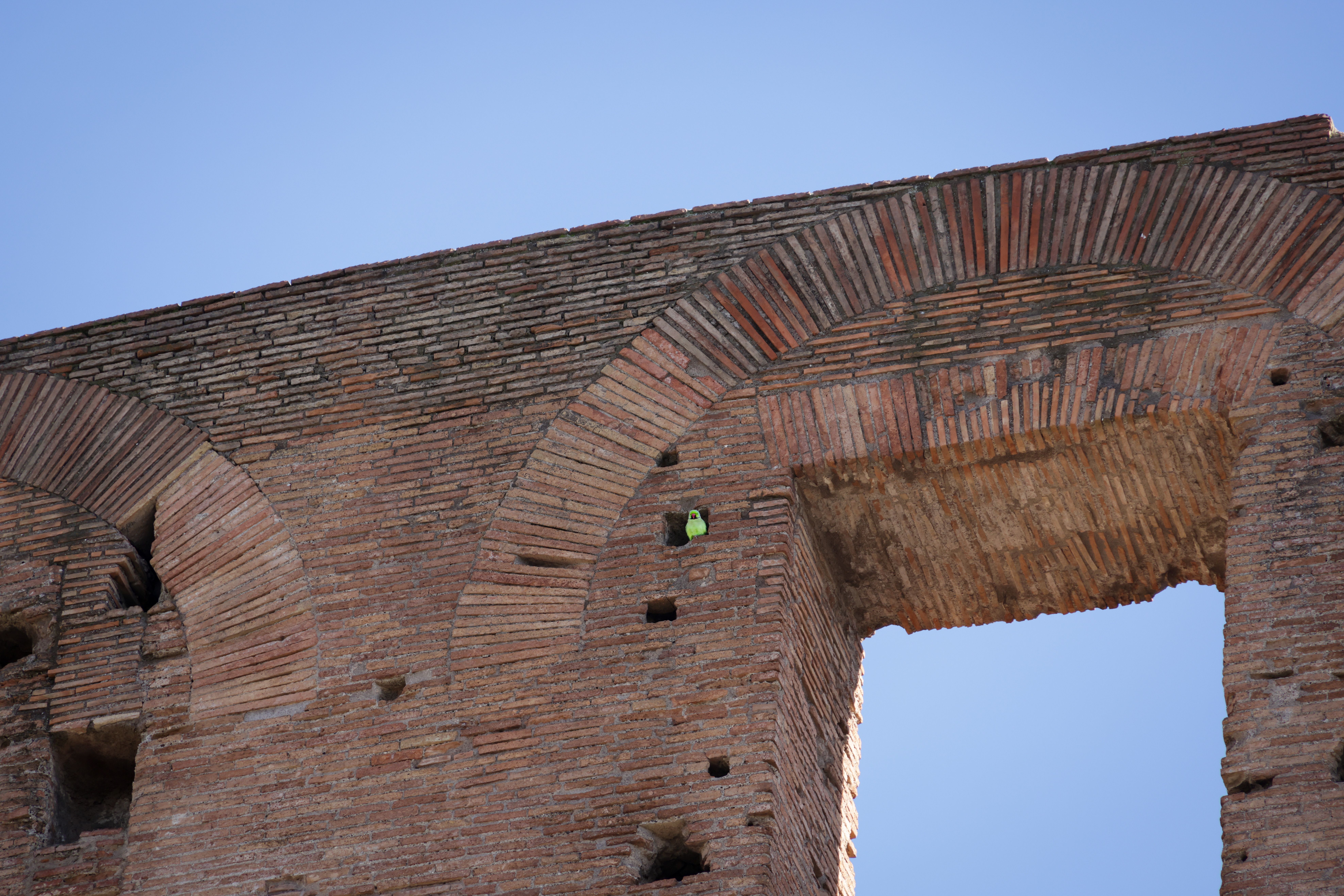 Ancient Roman Brick Arch Structure Under Blue Sky · Free Stock Photo