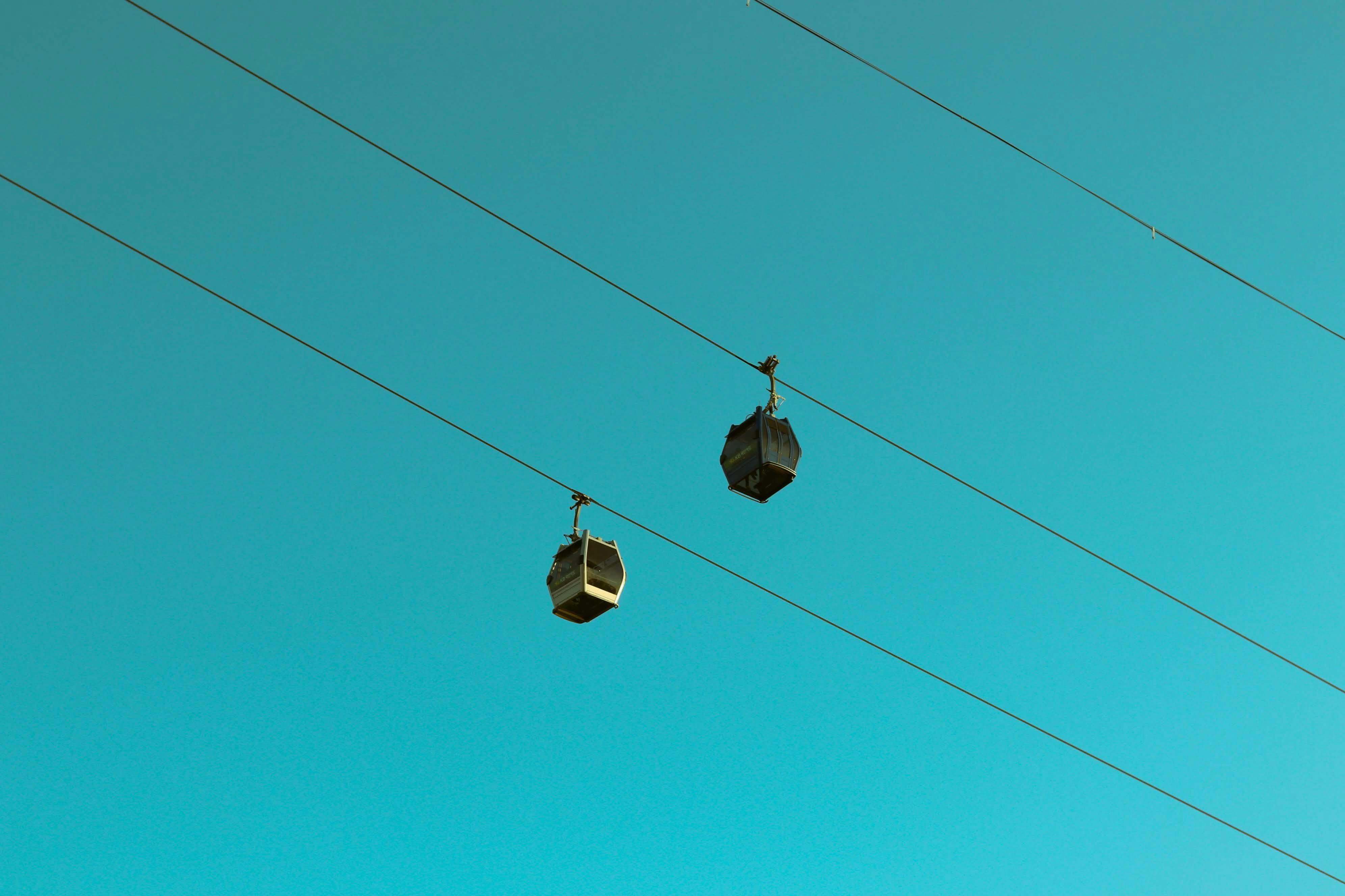 Cable Cart on Air · Free Stock Photo