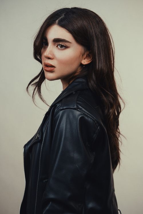 Portrait of Woman in Black Leather Jacket · Free Stock Photo