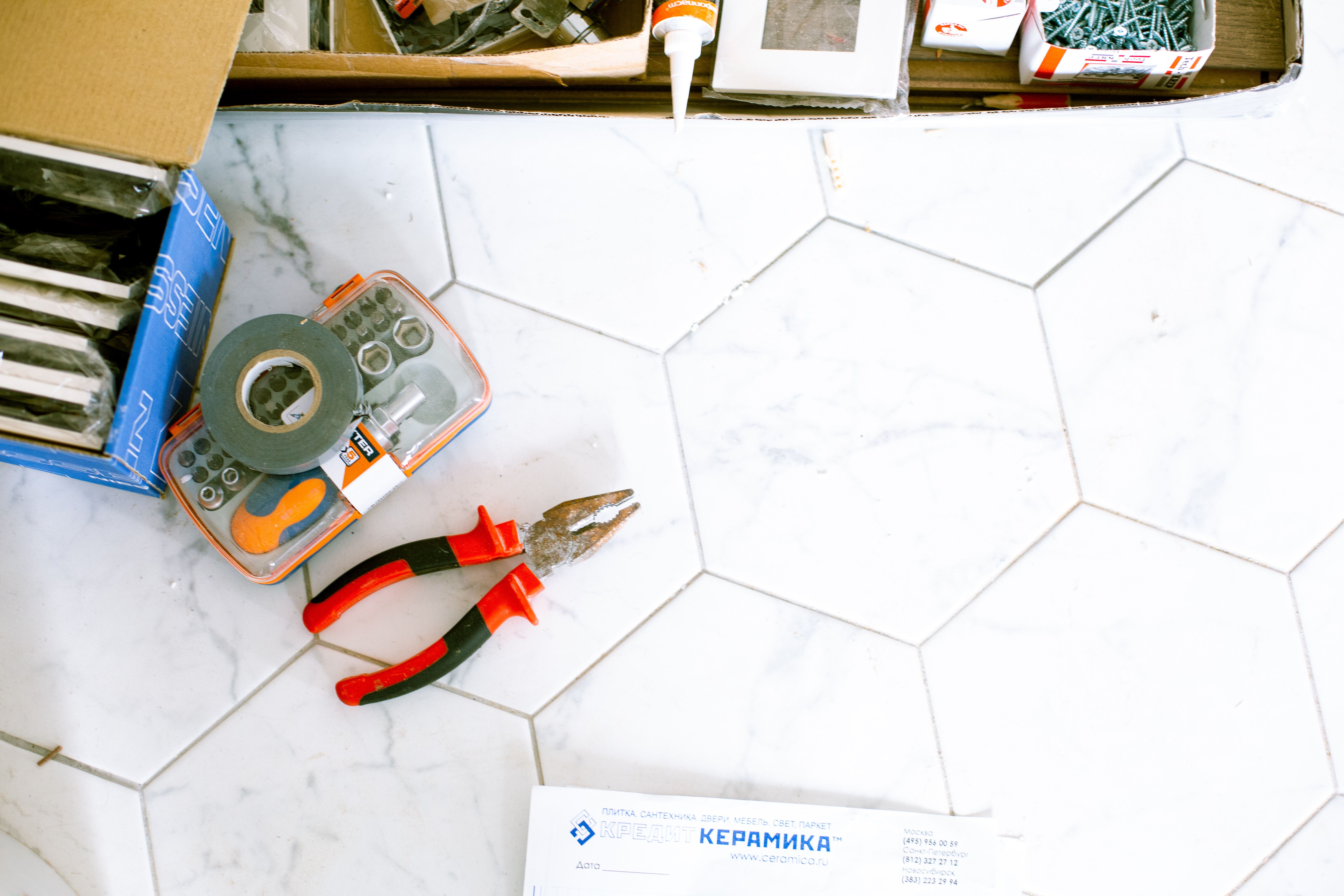 Tools On The Floor · Free Stock Photo