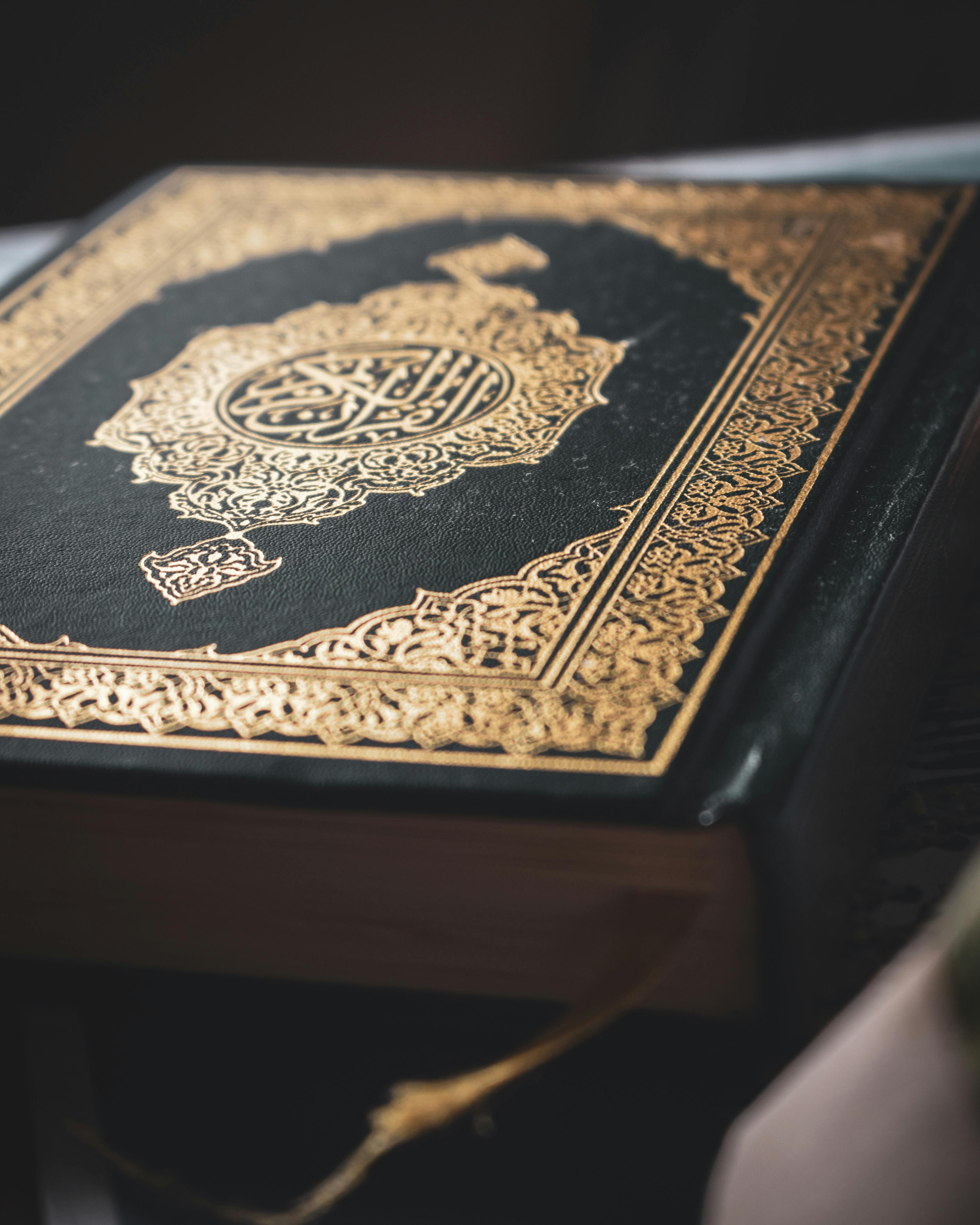 Gold and Black Hardbound Book · Free Stock Photo