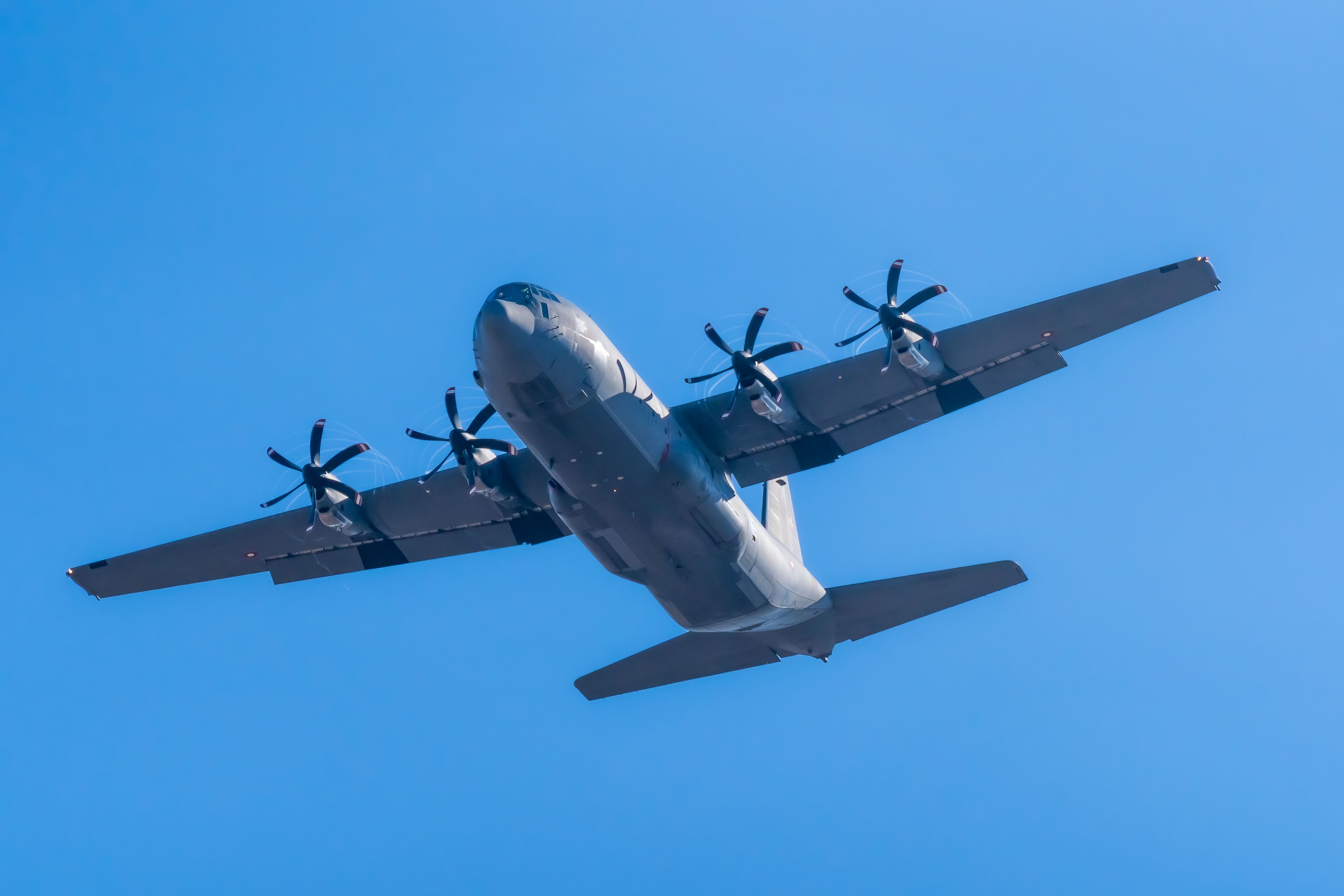 Gray Jetplane on Blue Sky · Free Stock Photo