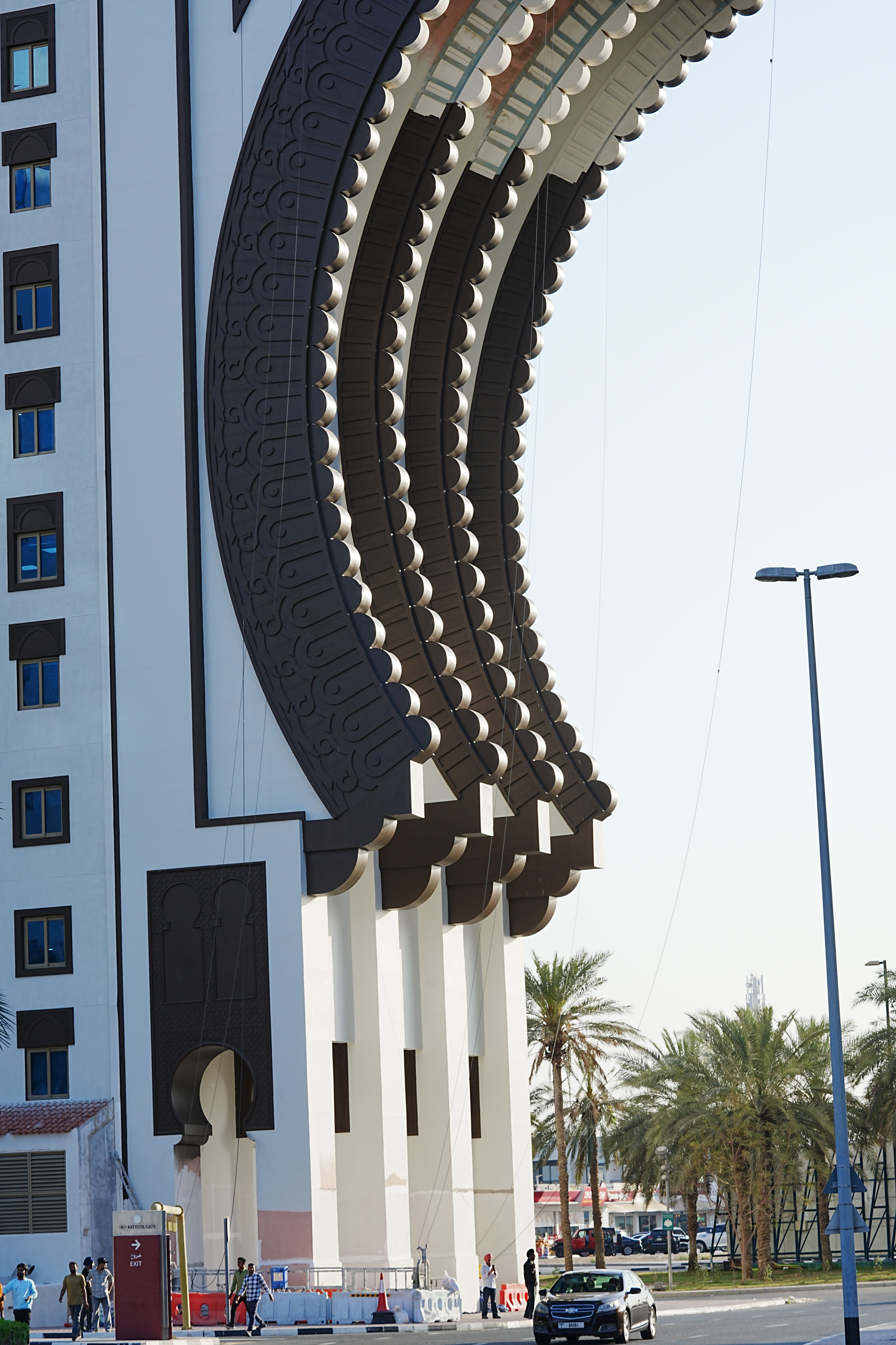 Modern Architectural Detail in Dubai · Free Stock Photo