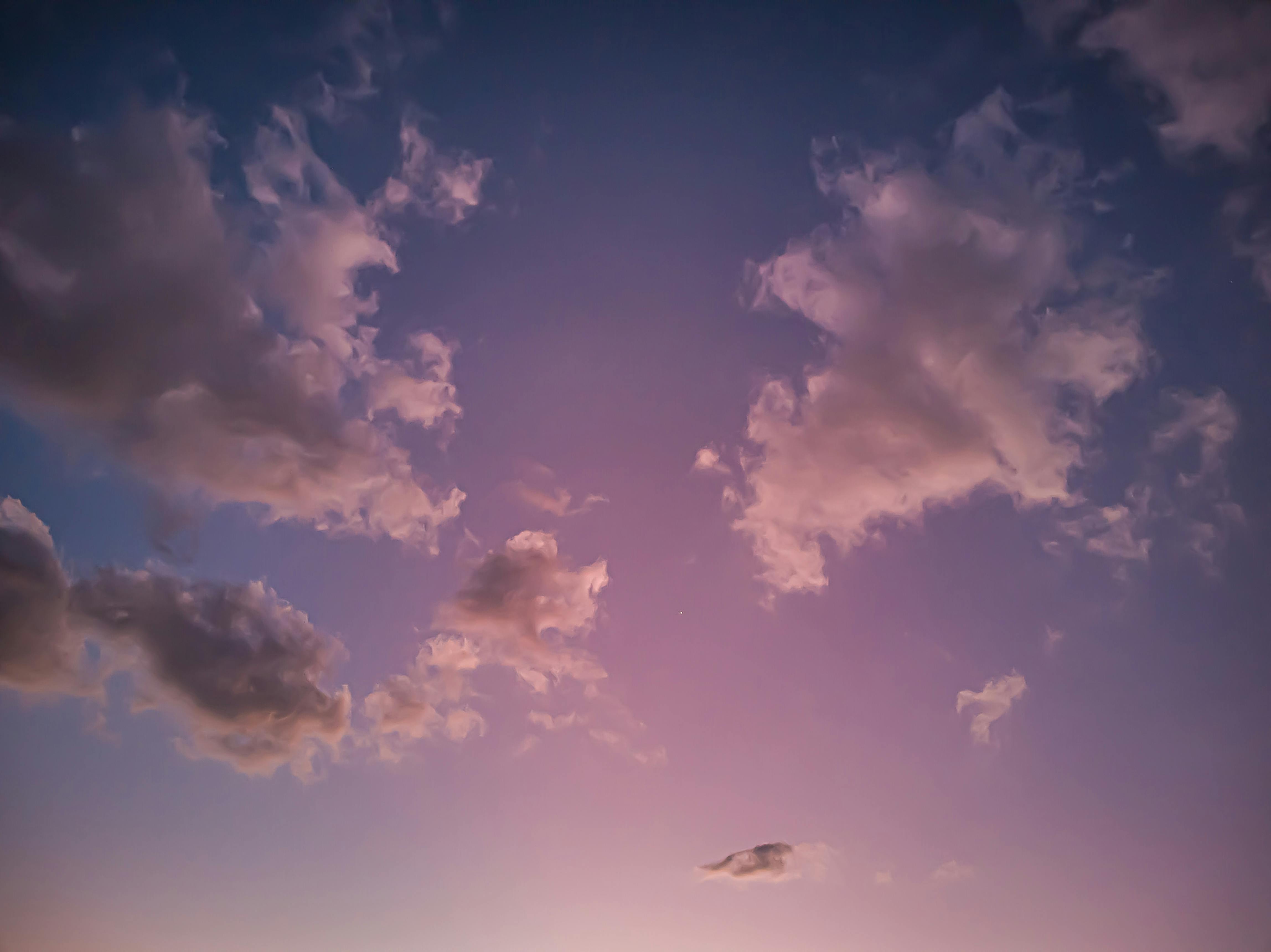 Kostenloses Foto zum Thema: blau, lila, lila himmel