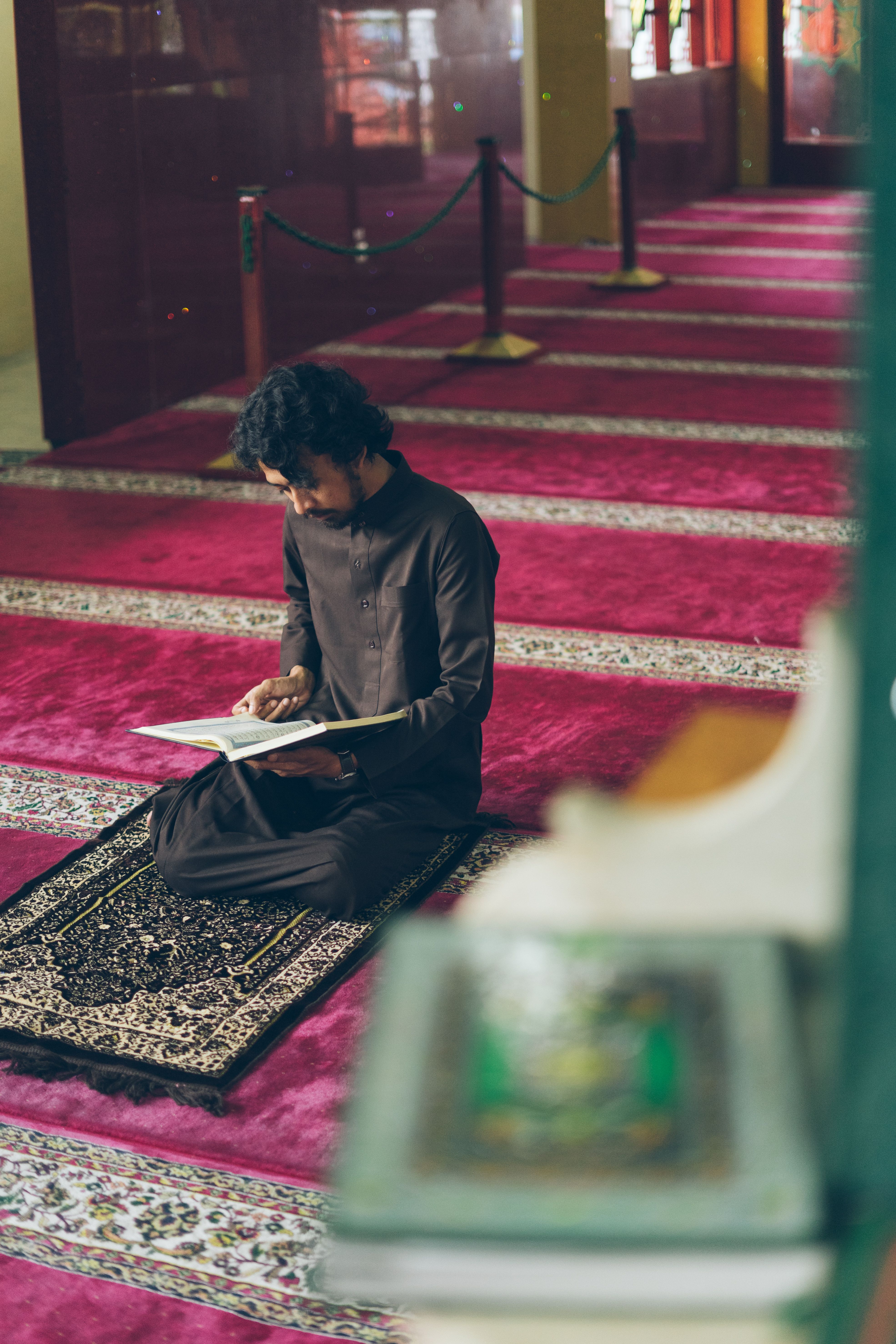 Man Praying at Mosque · Free Stock Photo