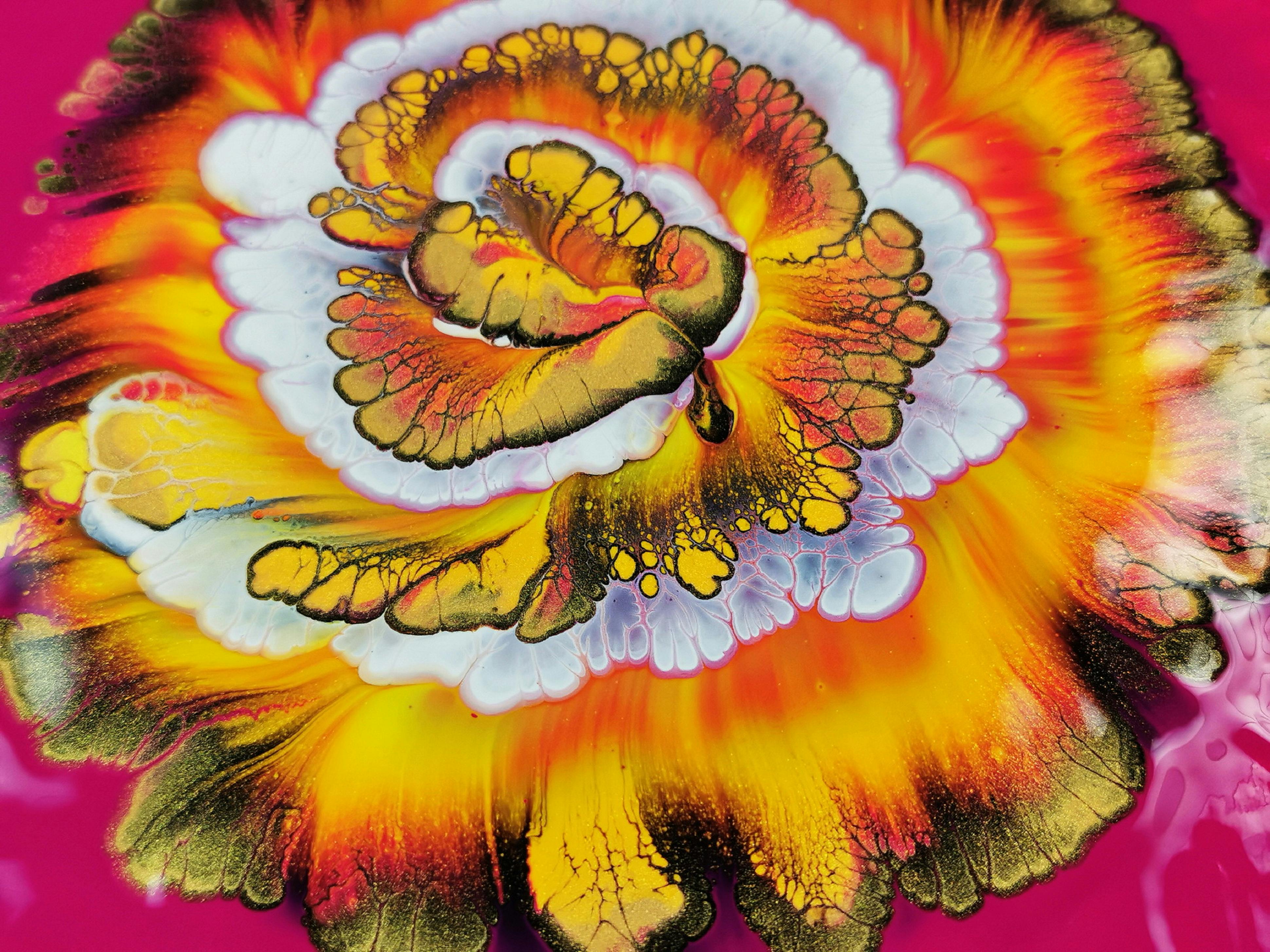 Exciting art composition on yellow background · Free Stock Photo