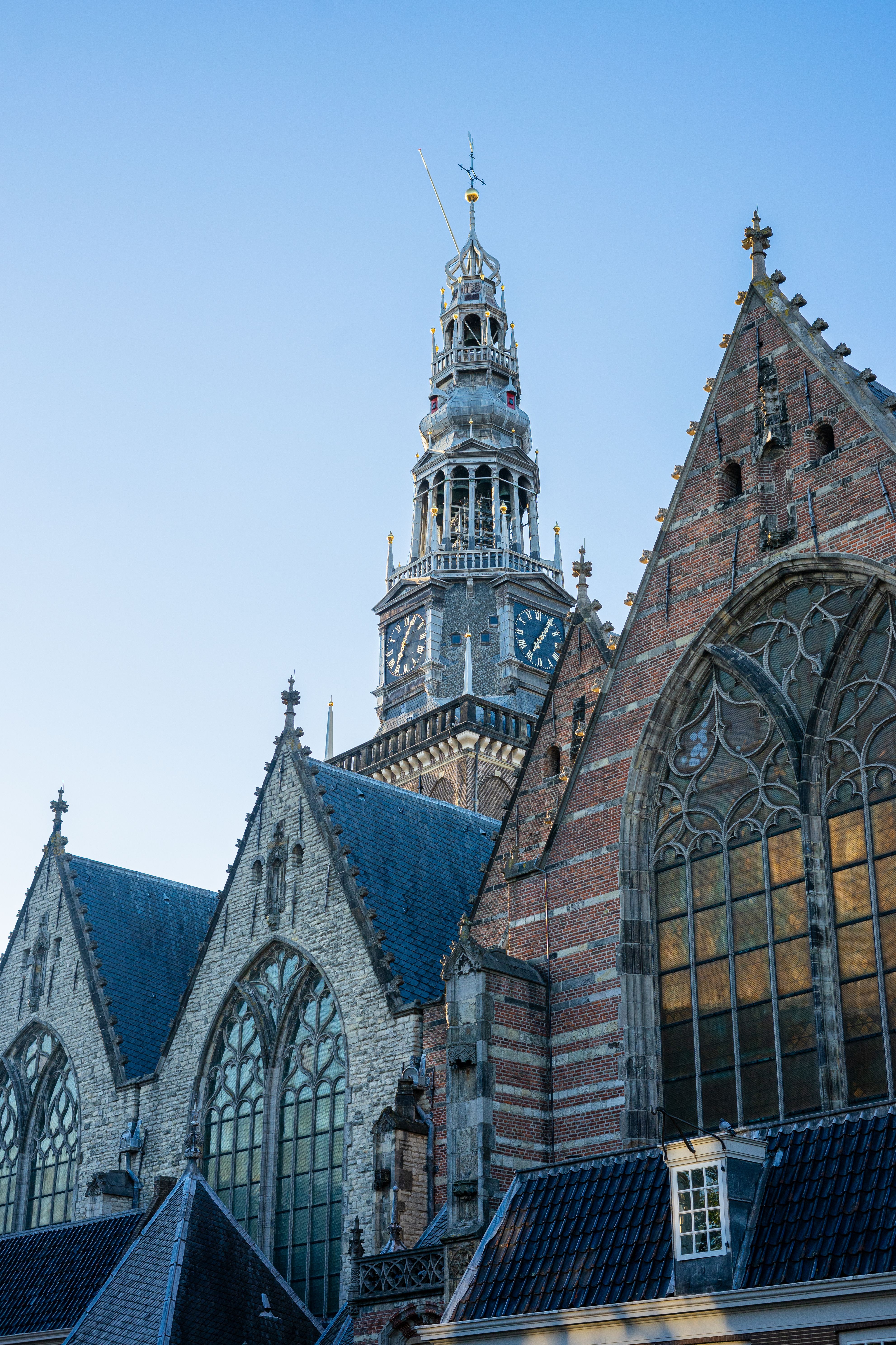 Amsterdam Oude Kerk Architectural Details · Free Stock Photo