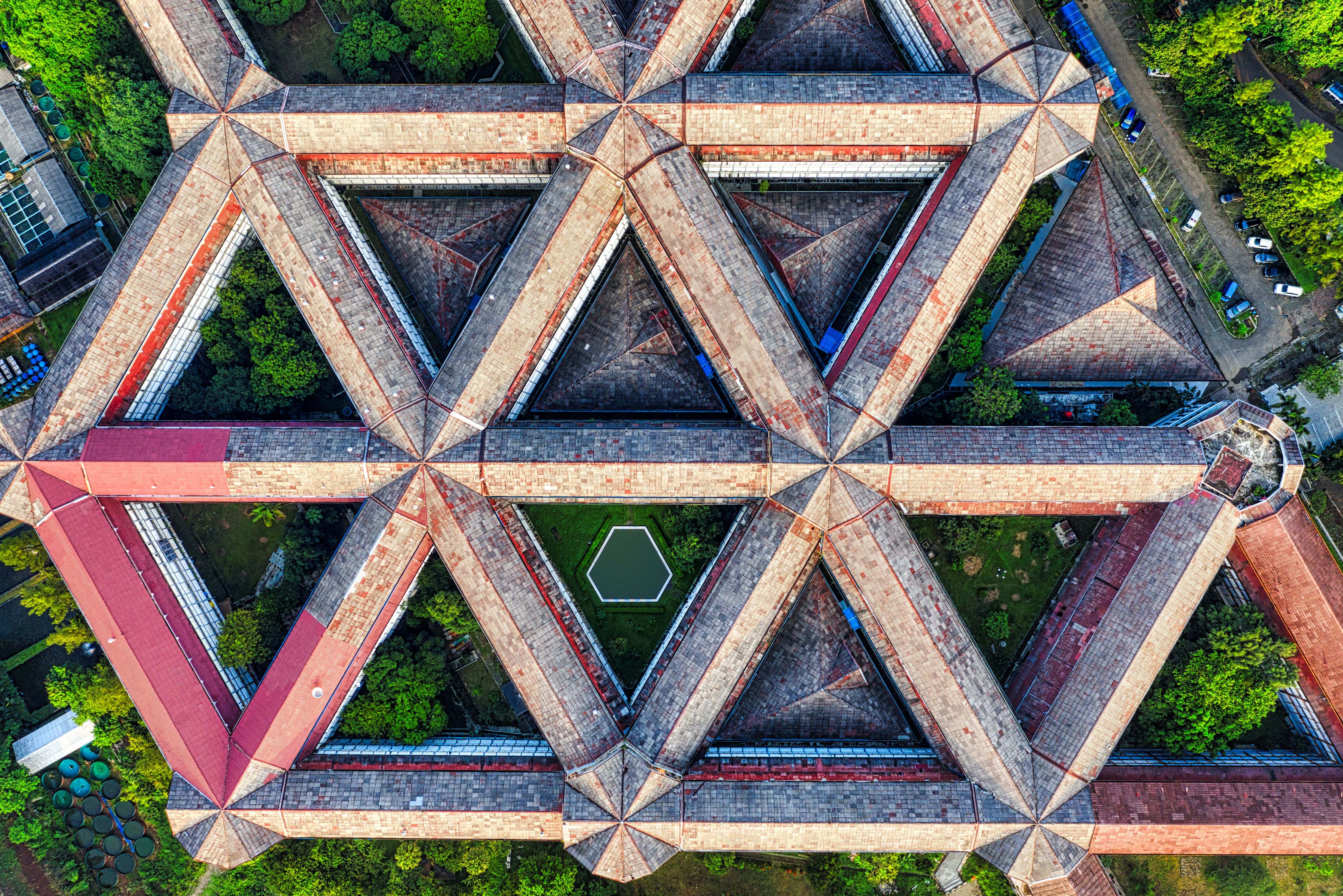 Abstract Architectural Aerial View · Free Stock Photo